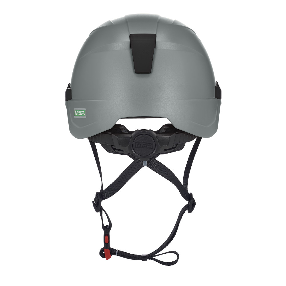 MSA 10242633 V-Gard H2 Vented Safety Helmet - Ratchet Suspension - Gray ...