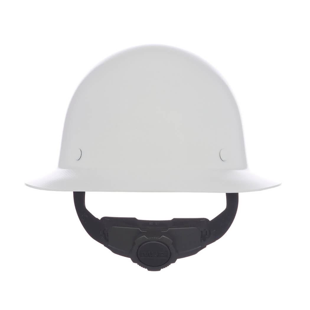 MSA 475408 Skullgard Full Brim Hard Hat - Fas-Trac III Suspension ...