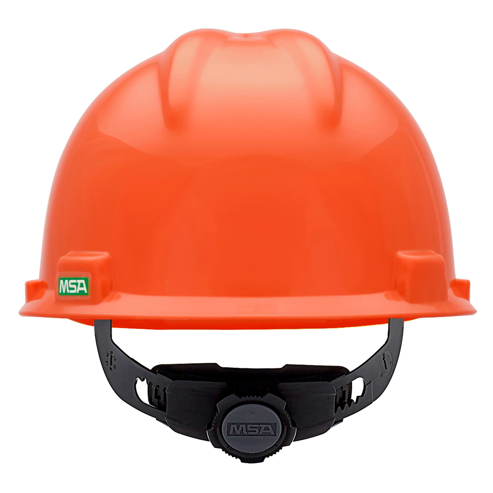 MSA C217094 Super-V Cap Style Hard Hat - Fas-Trac Suspension - Orange ...