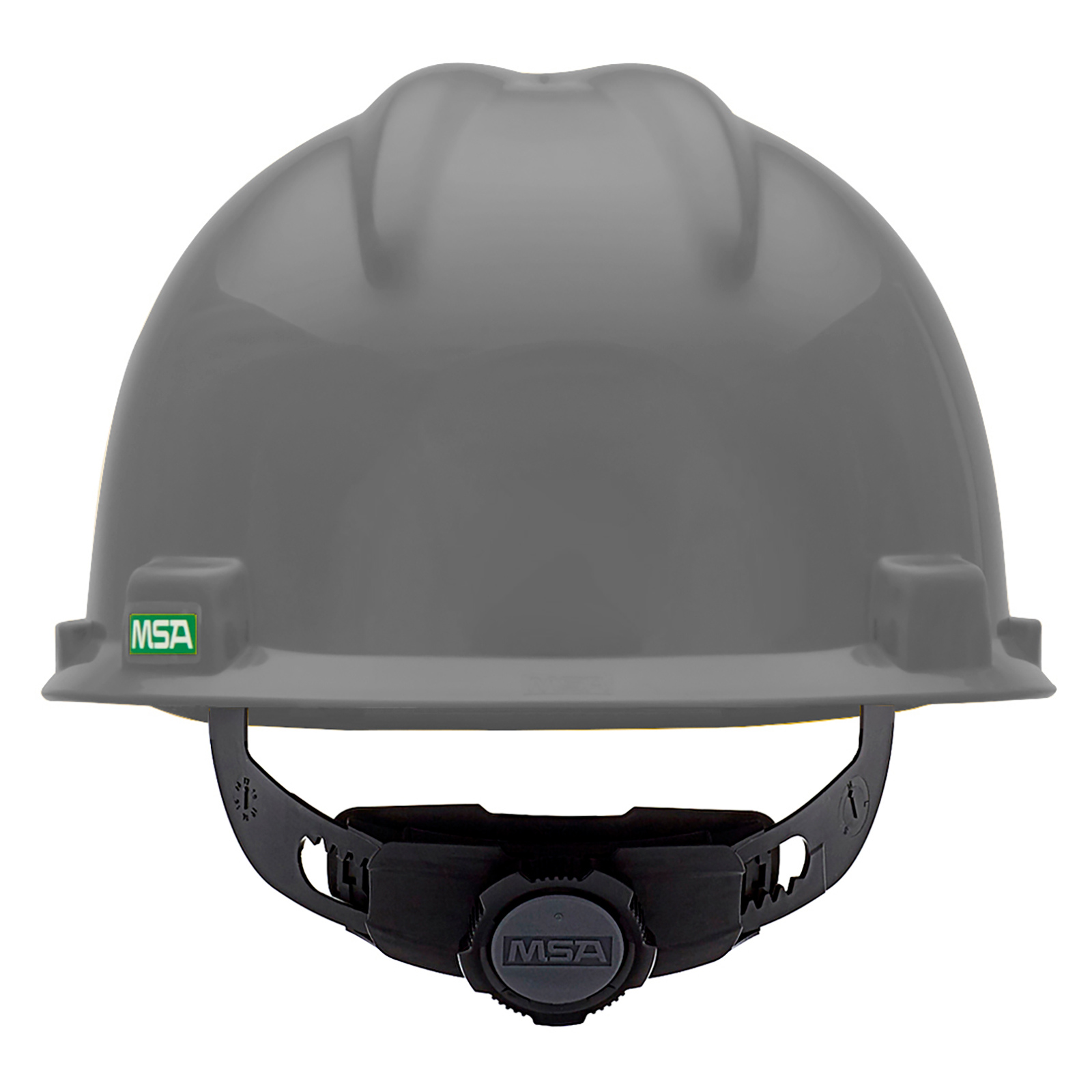 MSA C217097 Super-V Cap Style Hard Hat - Fas-Trac Suspension - Gray ...