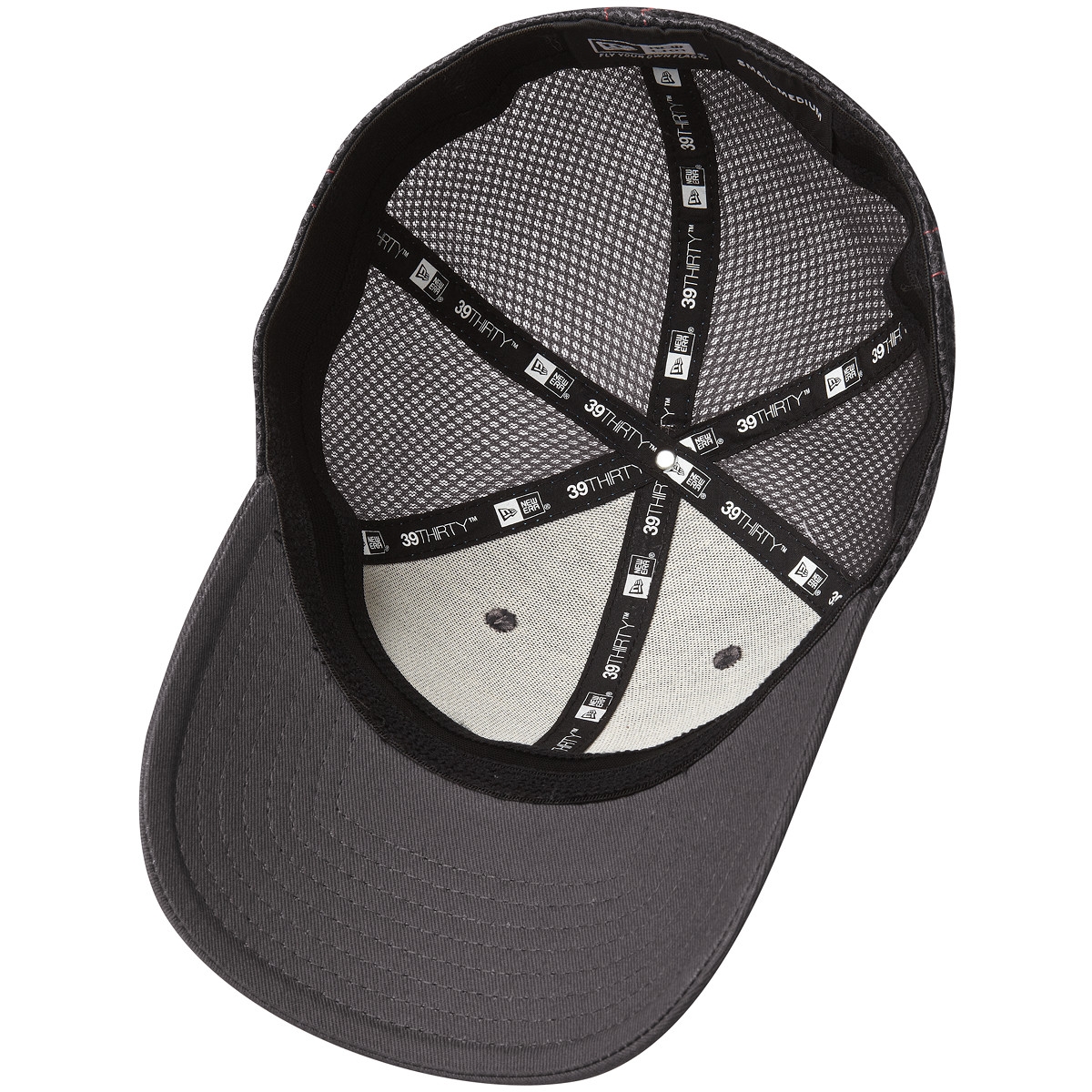 New Era NE1120 Stretch Mesh Contrast Stitch Cap - Graphite/Red | Full ...