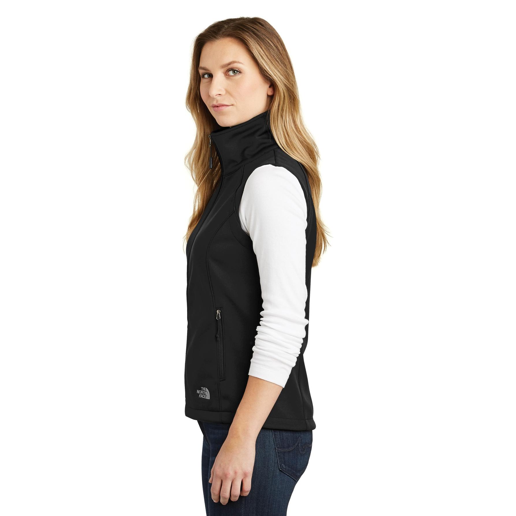 The North Face NF0A3LH1 Ladies Ridgeline Soft Shell Vest - Black | Full ...