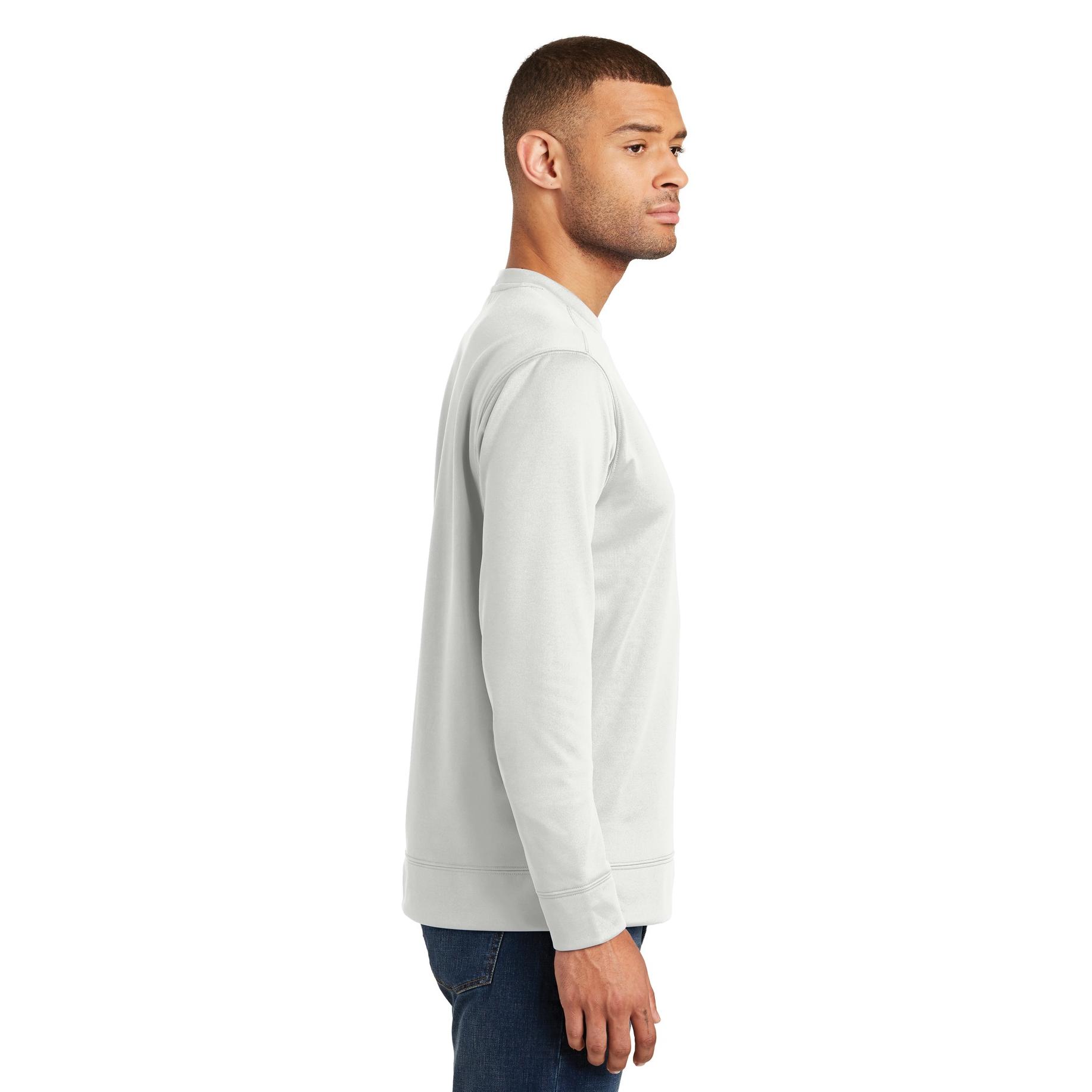 Port & Company PC590 Performance Fleece Crewneck Sweatshirt - Silver ...