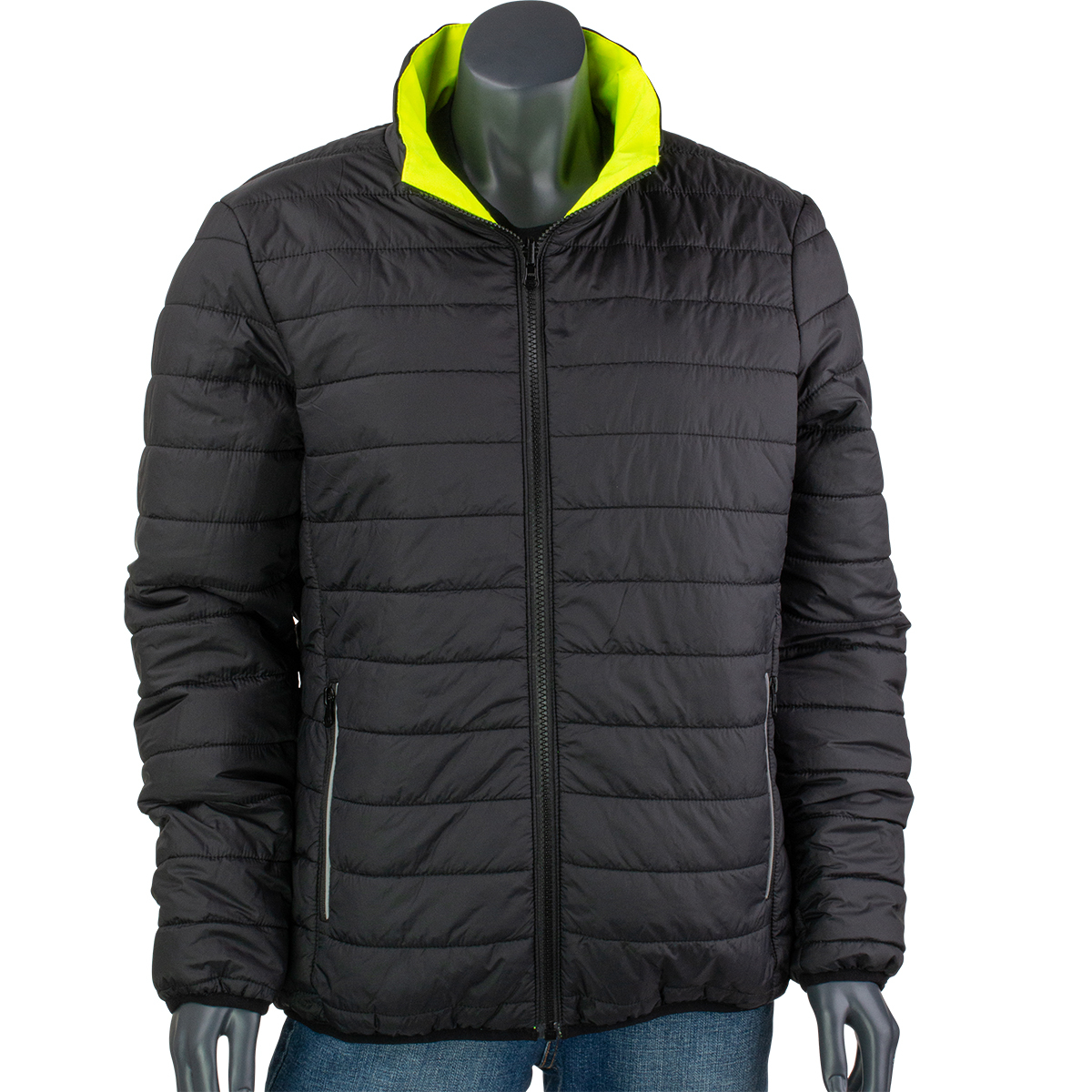 PIP 333W6350H Bisley Type R Class 3 Women's Reversible Puffer Safety ...