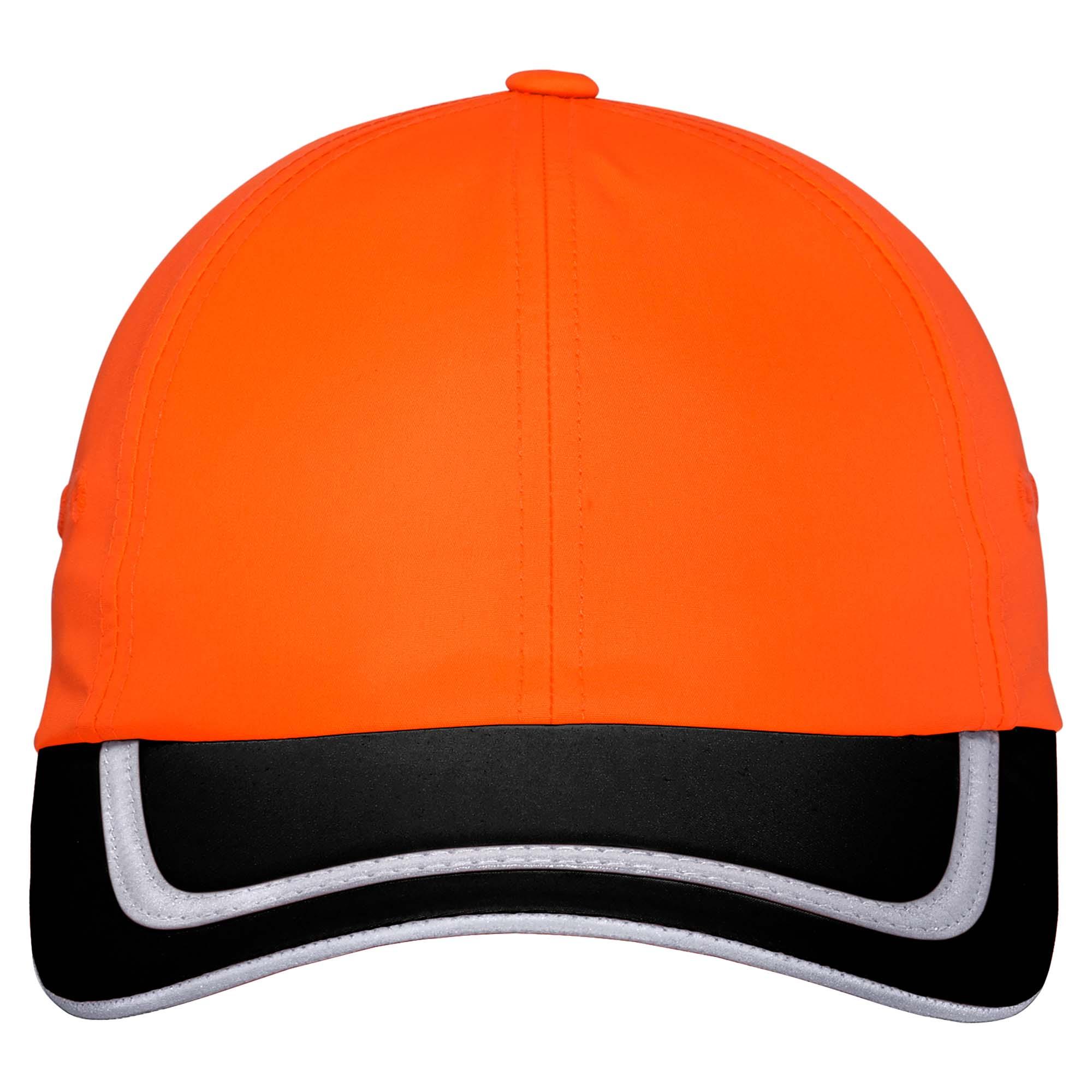 Port Authority C836 Enhanced Visibility Cap - Safety Orange/Black ...