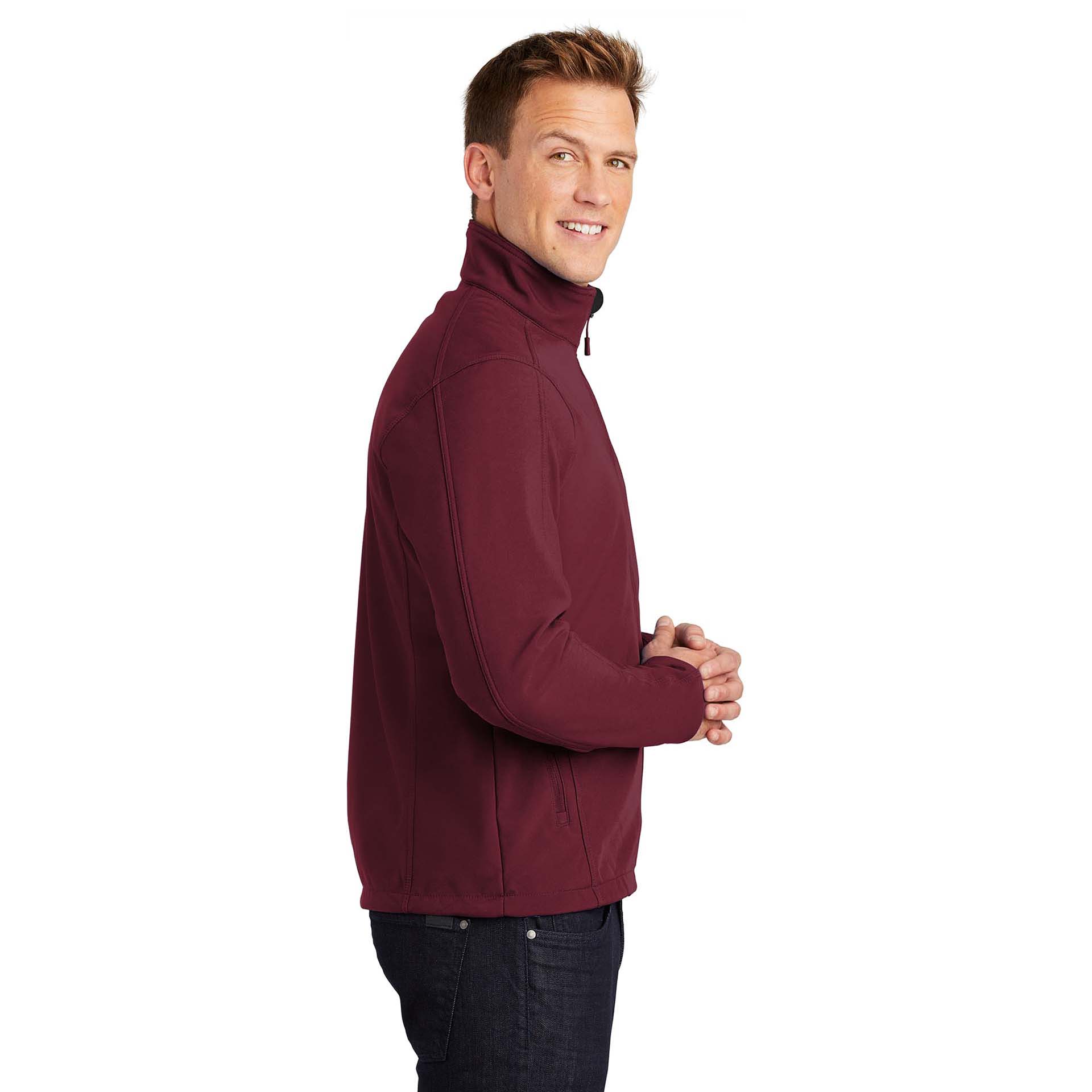 Port Authority J317 Core Soft Shell Jacket - Maroon | Full Source