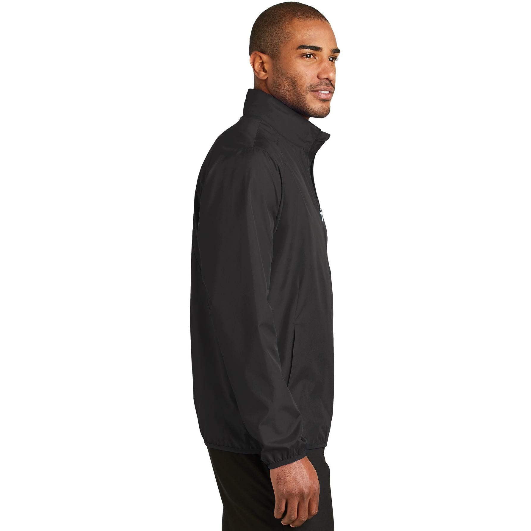 Port Authority J344 Zephyr Full-Zip Jacket - Black | Full Source