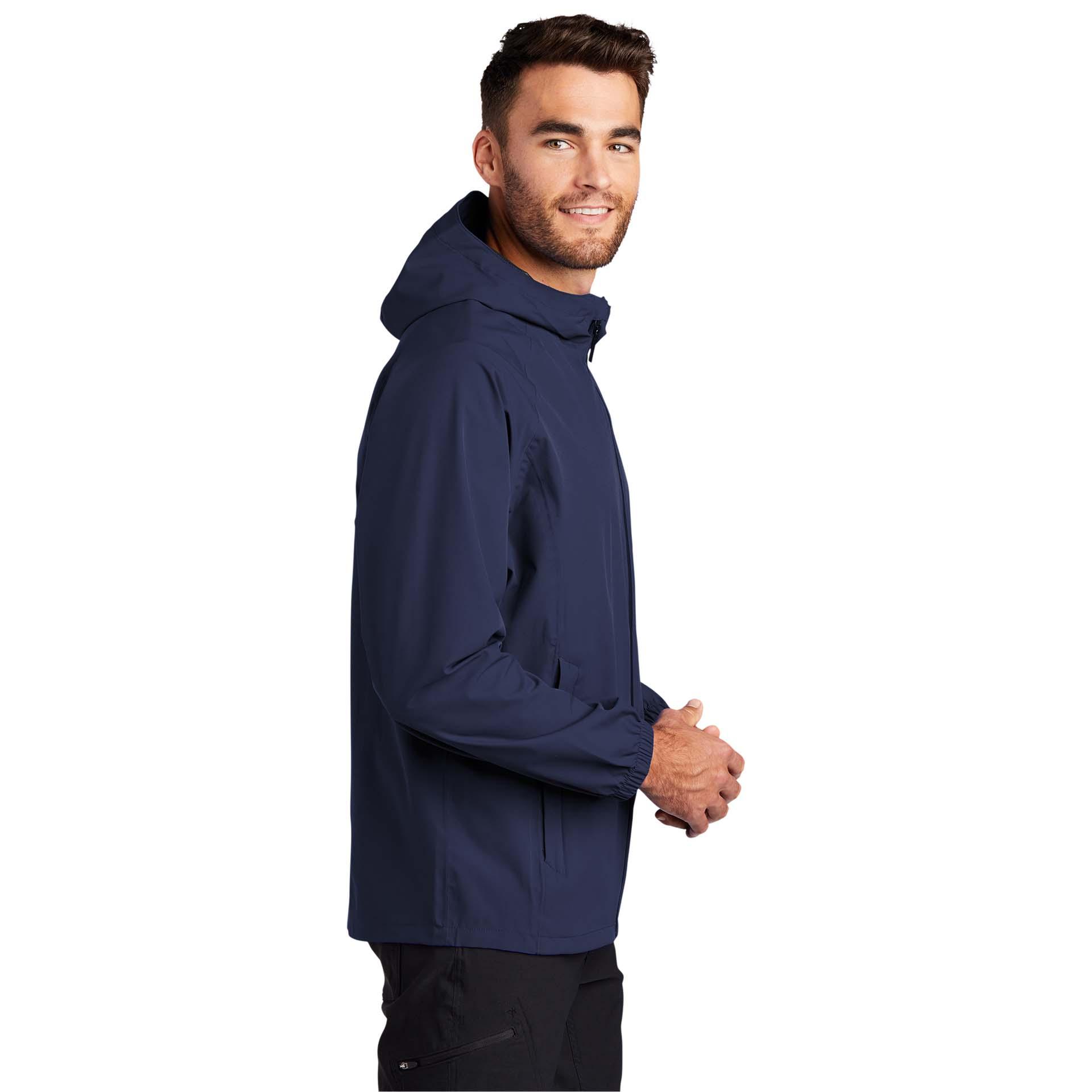 Port Authority J407 Essential Rain Jacket - True Navy | Full Source