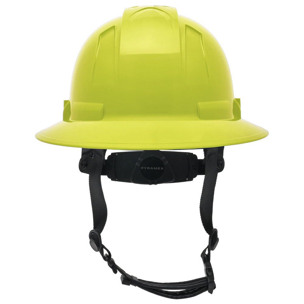 Pyramex HPT256131 Ridgeline T2 Full Brim Hard Hat - 6-Point Ratchet ...