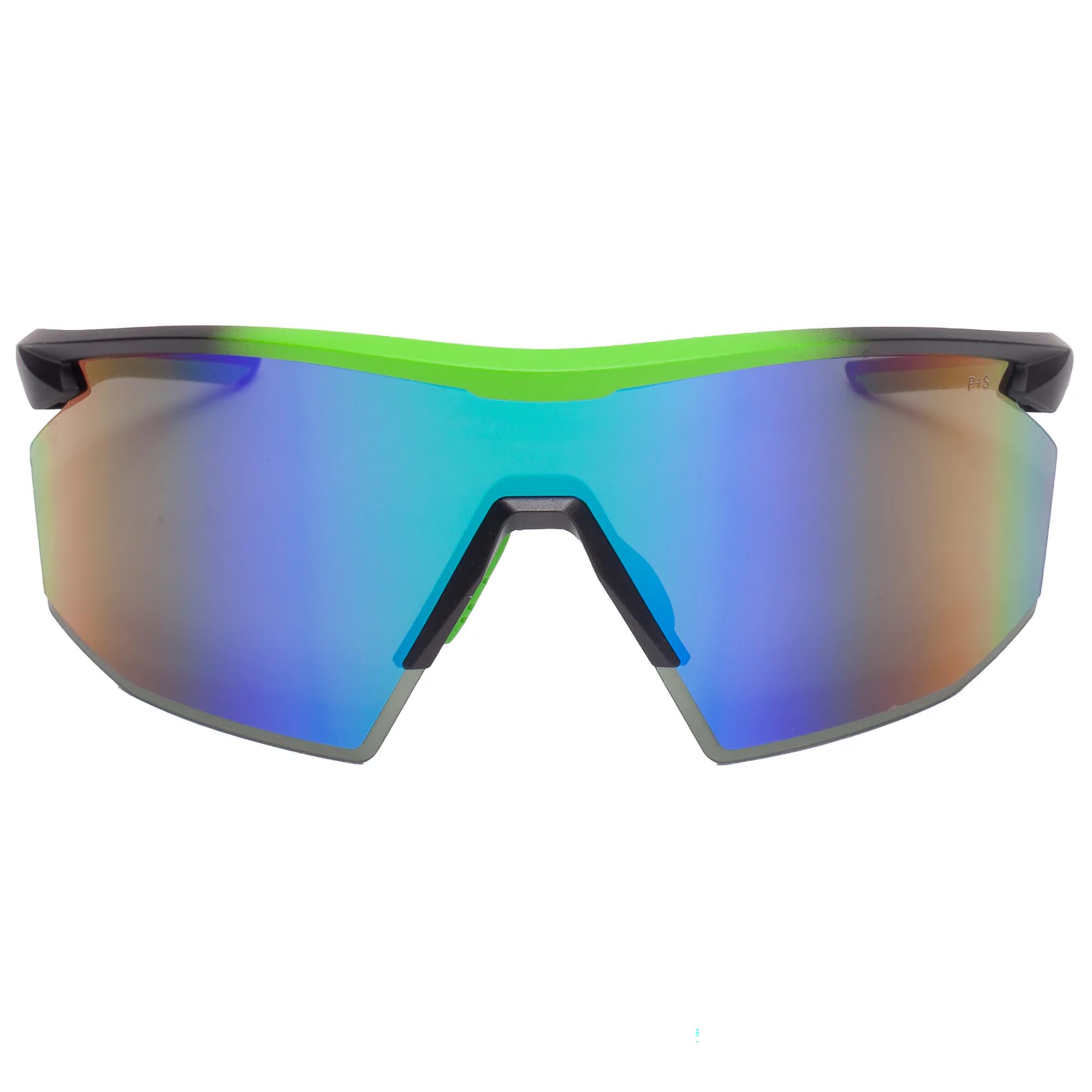 Pyramex SBL11257ST Half Frame PMXSPEC Safety Glasses - Black/Green ...