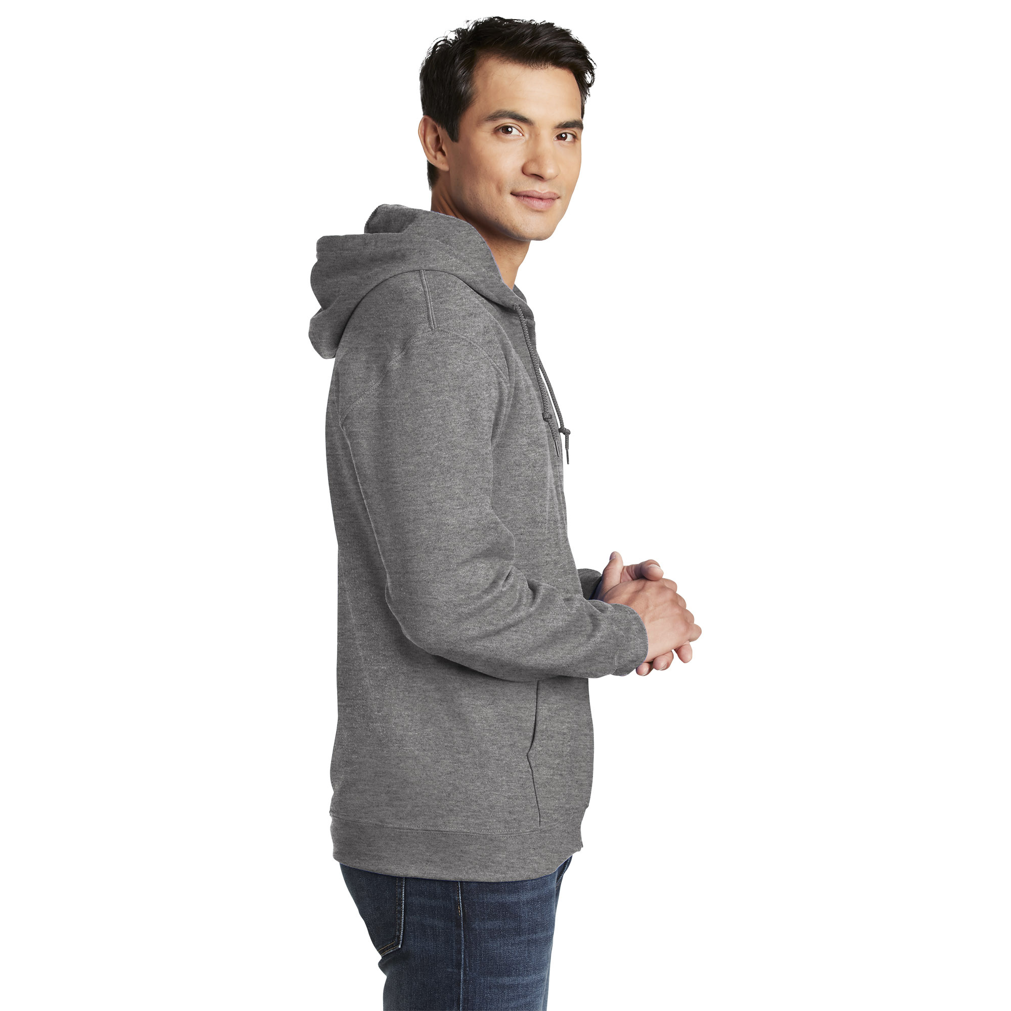 Gildan 18600 Heavy Blend Full-Zip Hooded Sweatshirt - Graphite Heather ...