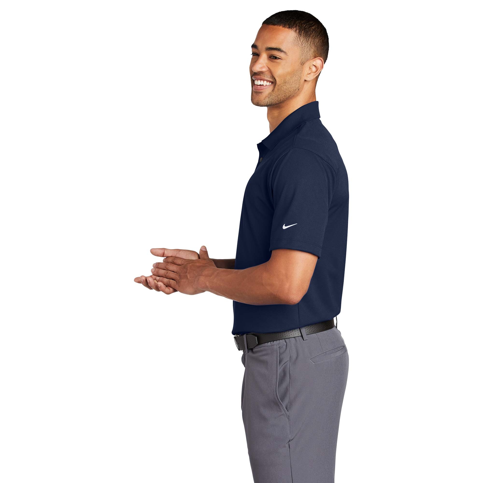 Nike 203690 Tech Basic Dri-FIT Polo - Midnight Navy | Full Source