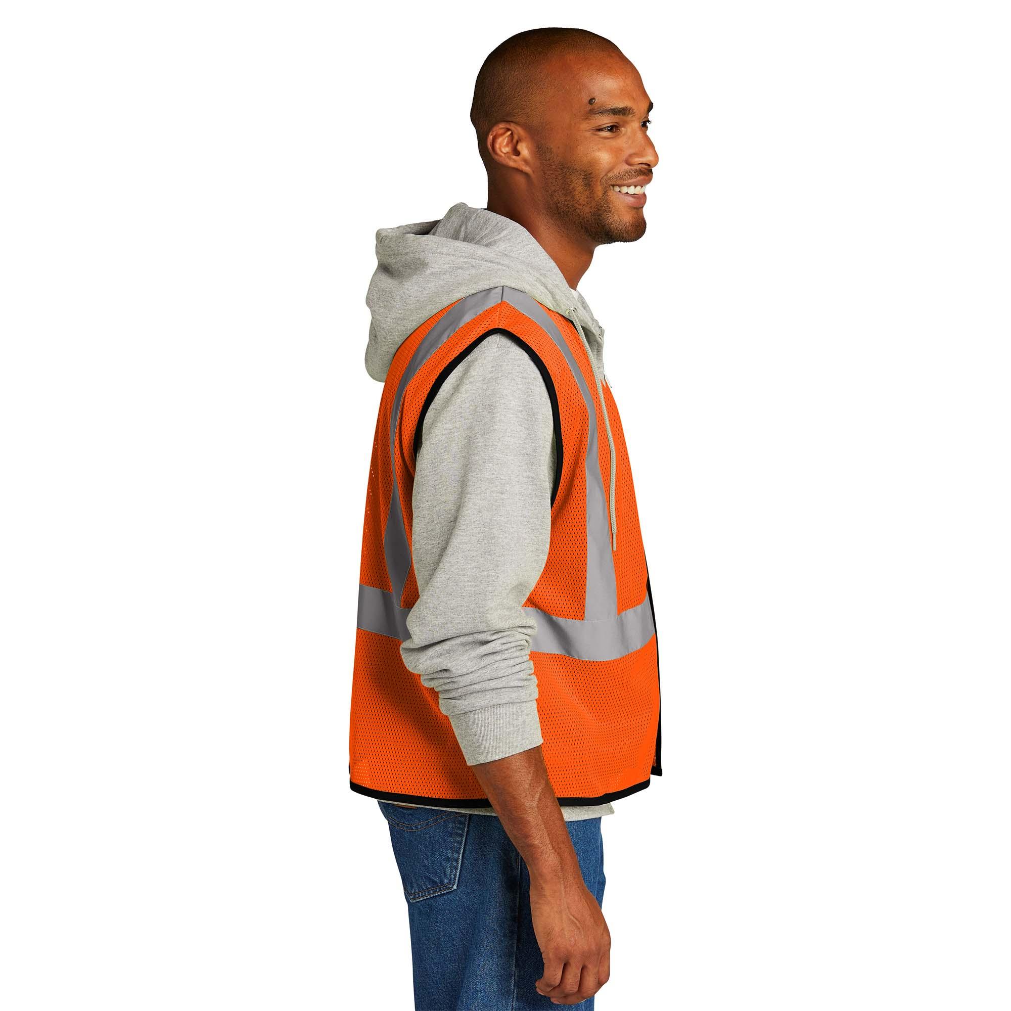 CornerStone CSV100 ANSI 107 Class 2 Economy Mesh One-Pocket Vest ...