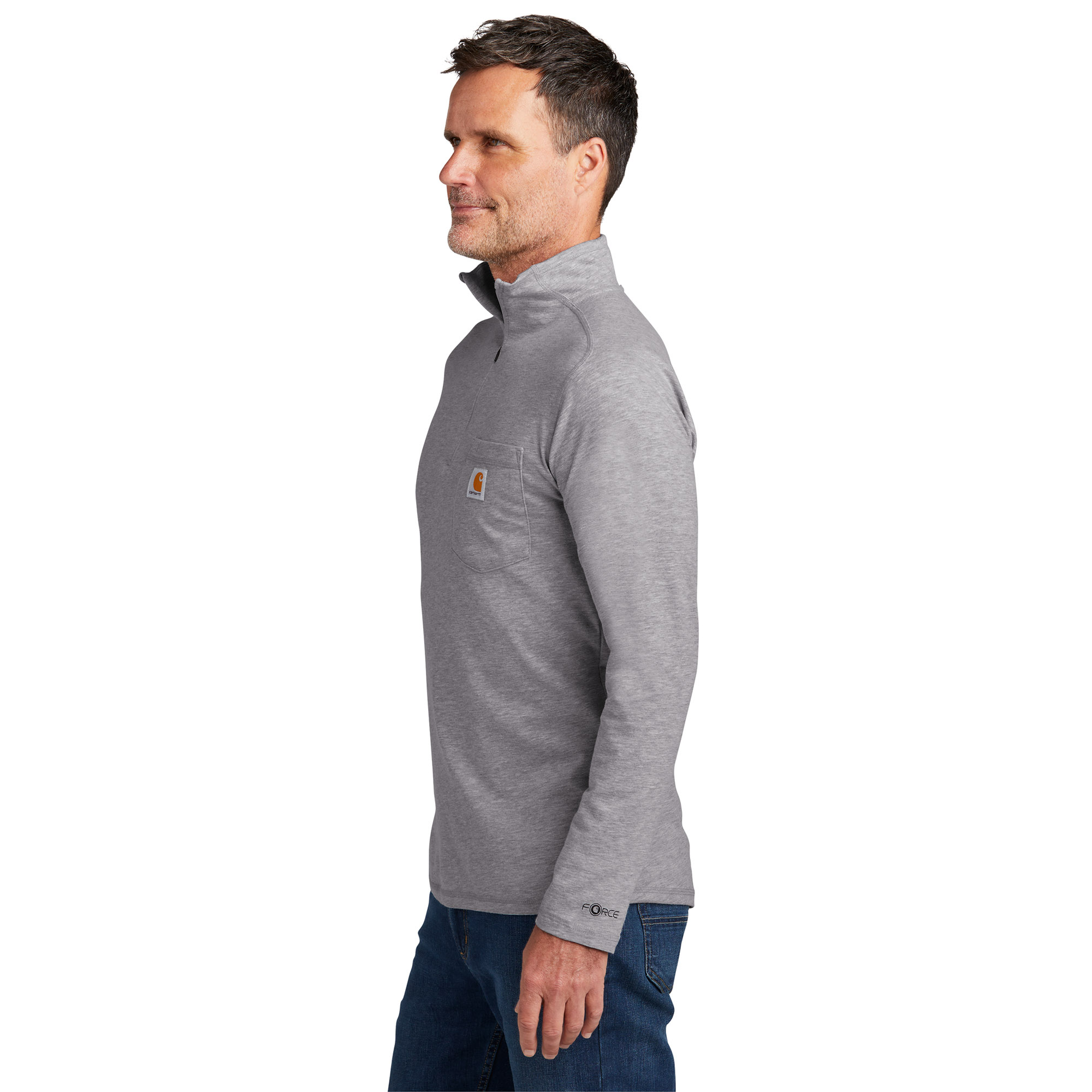 Carhartt CT106660 Force 1/4-Zip Long Sleeve T-Shirt Carhartt CT106660 Force 1/4-Zip Long Sleeve T-Shirt