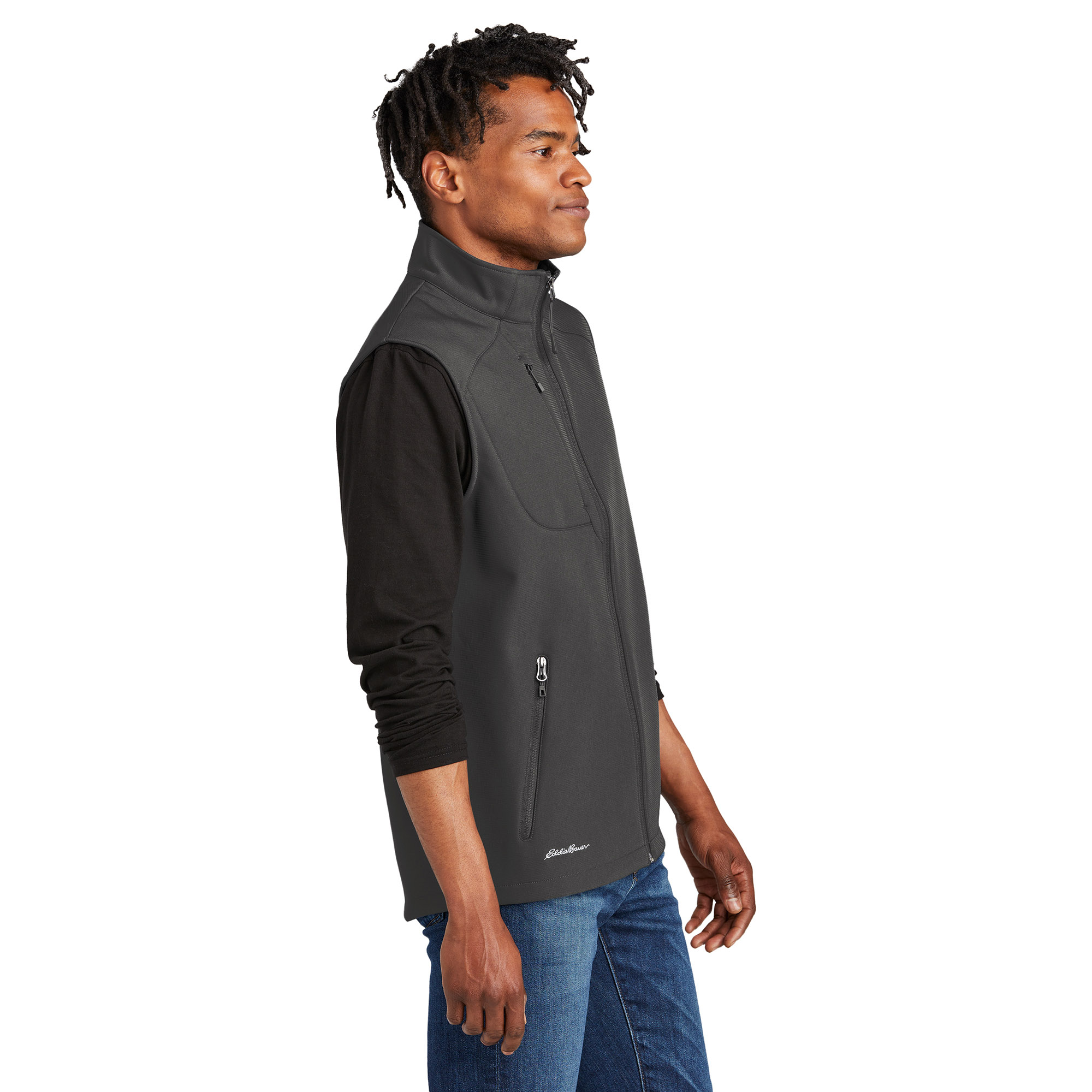 Eddie Bauer EB546 Stretch Soft Shell Vest - Iron Gate | Full Source