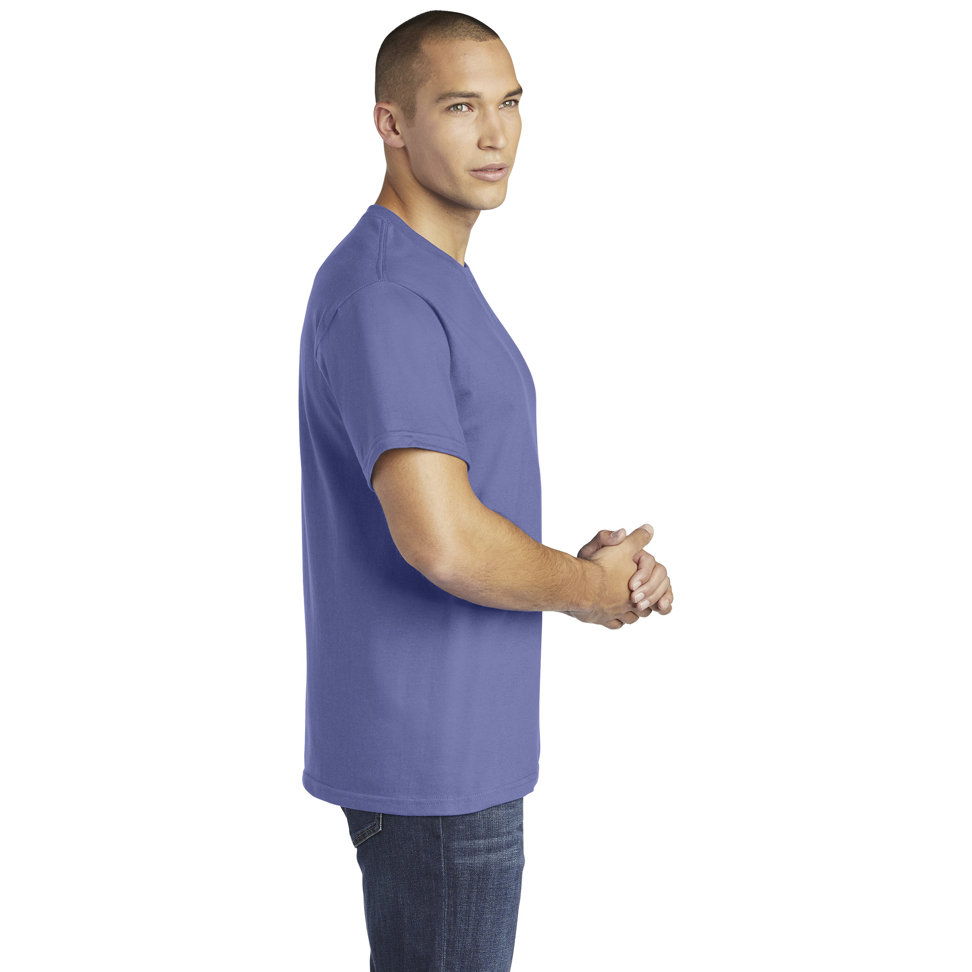 Gildan H000 Hammer T-Shirt - Flo Blue | Full Source