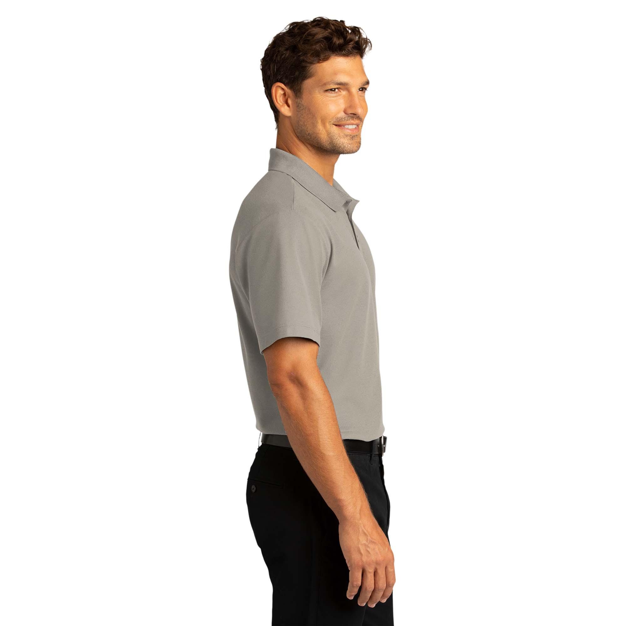 Port Authority K810 SuperPro React Polo - Gusty Grey | Full Source