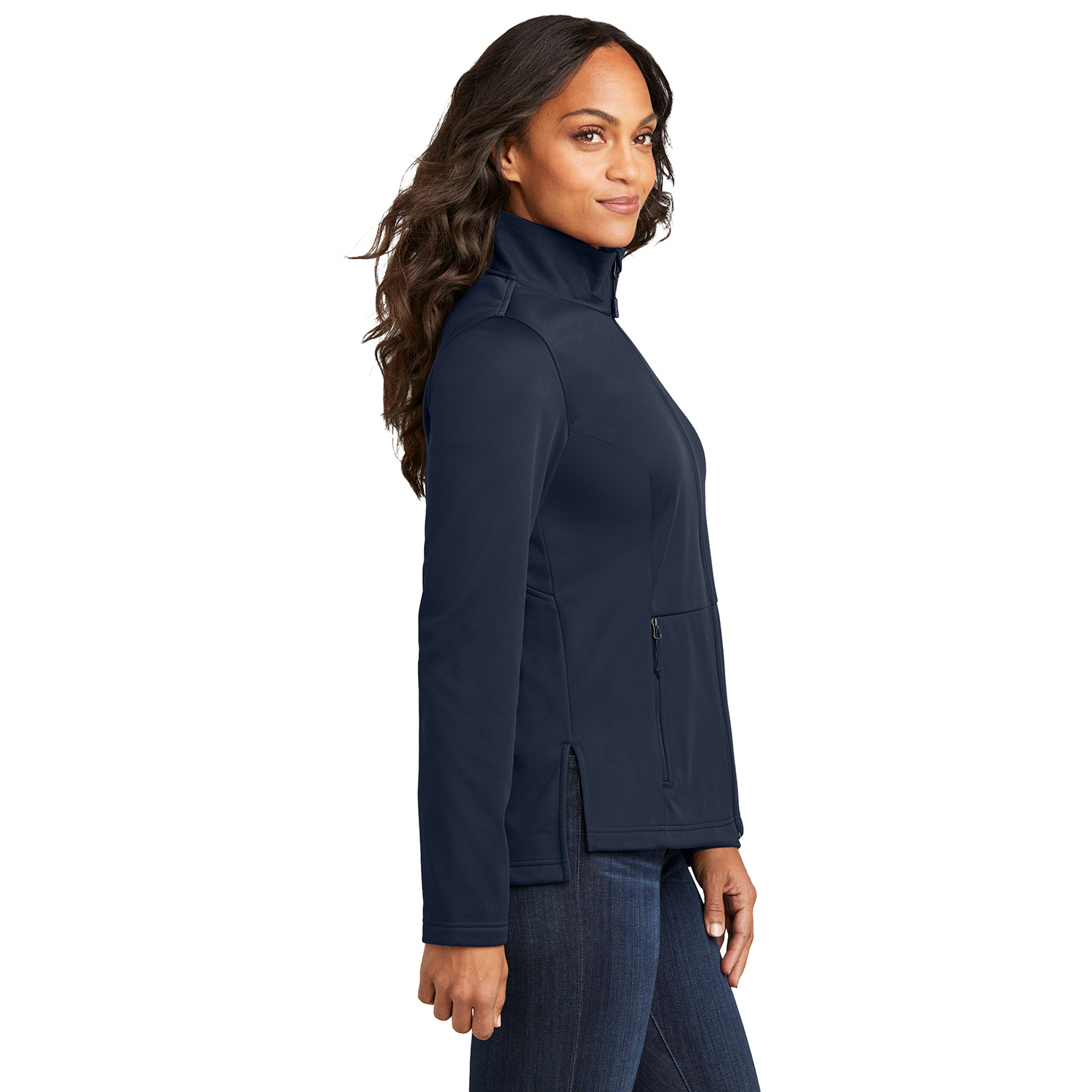 Port Authority L617 Ladies Flexshell Jacket - True Navy | Full Source