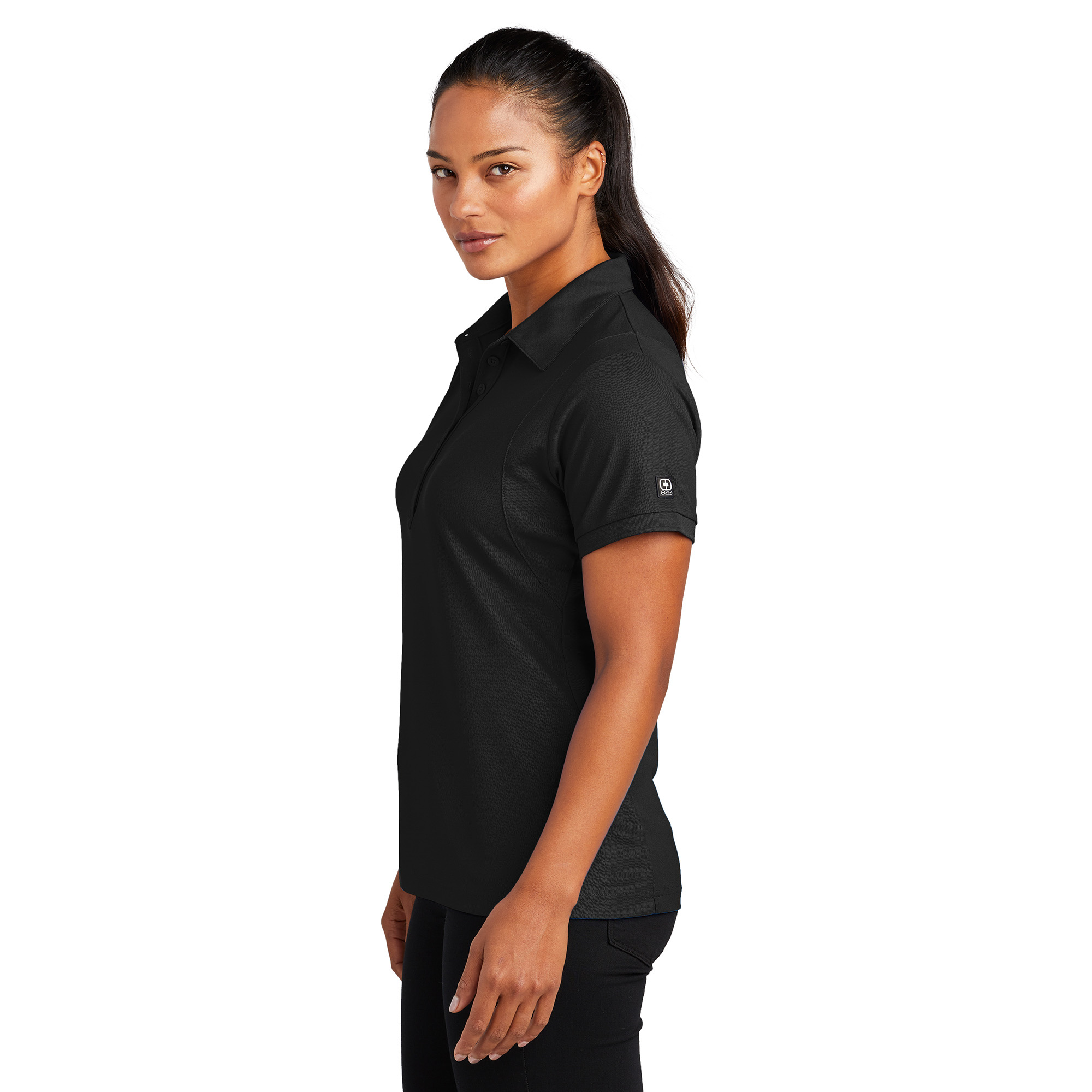 OGIO LOG101 Jewel Polo - Blacktop | Full Source