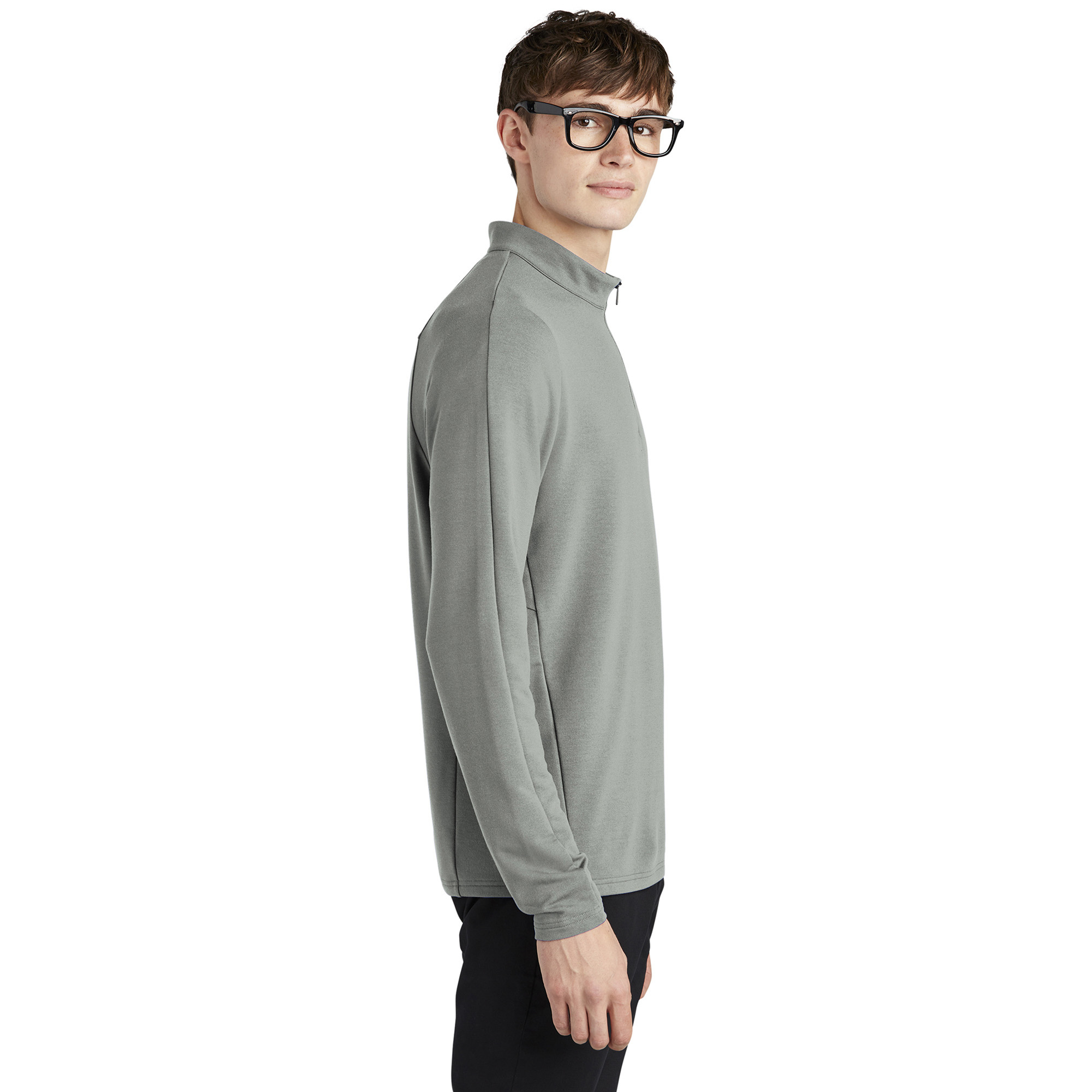 Mercer+Mettle MM3010 Stretch 1/4-Zip Pullover - Gusty Grey | Full Source