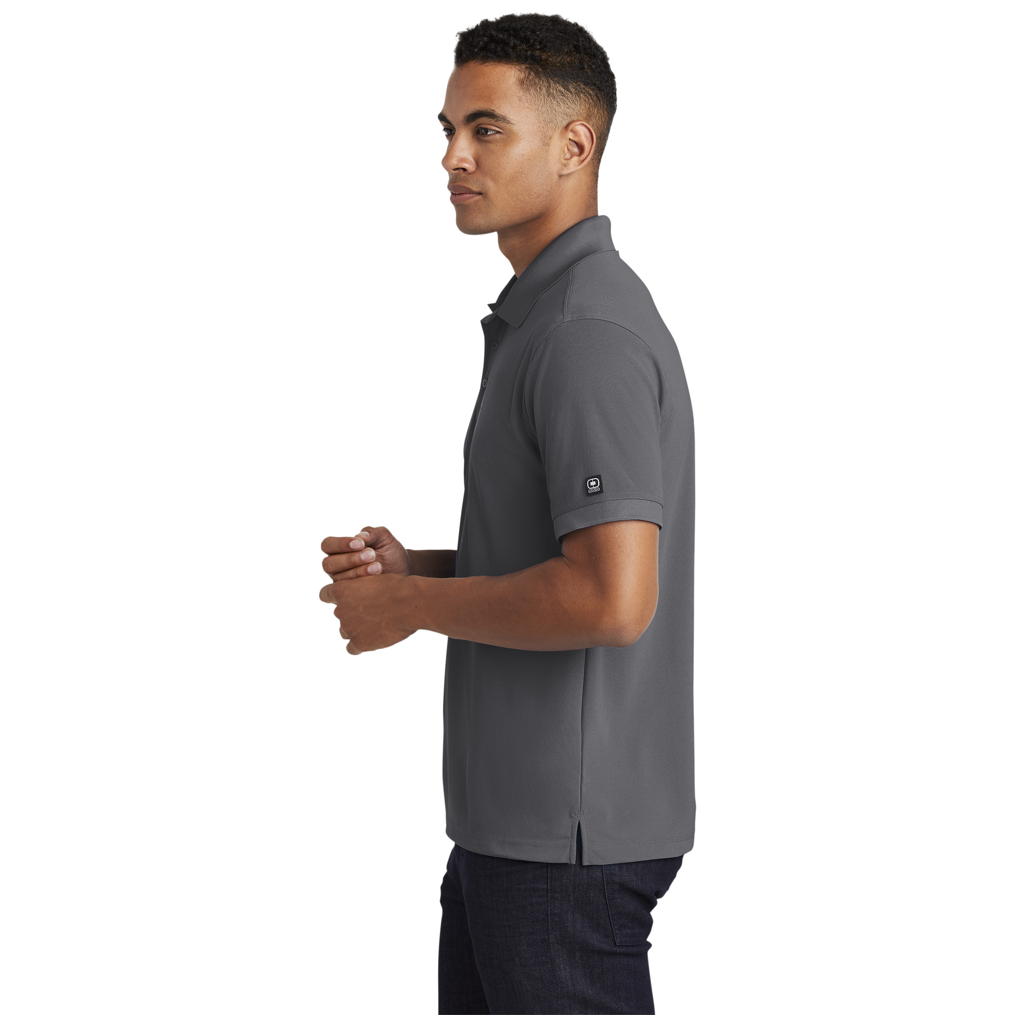 OGIO OG101 Caliber 2.0 Polo - Diesel Grey | Full Source