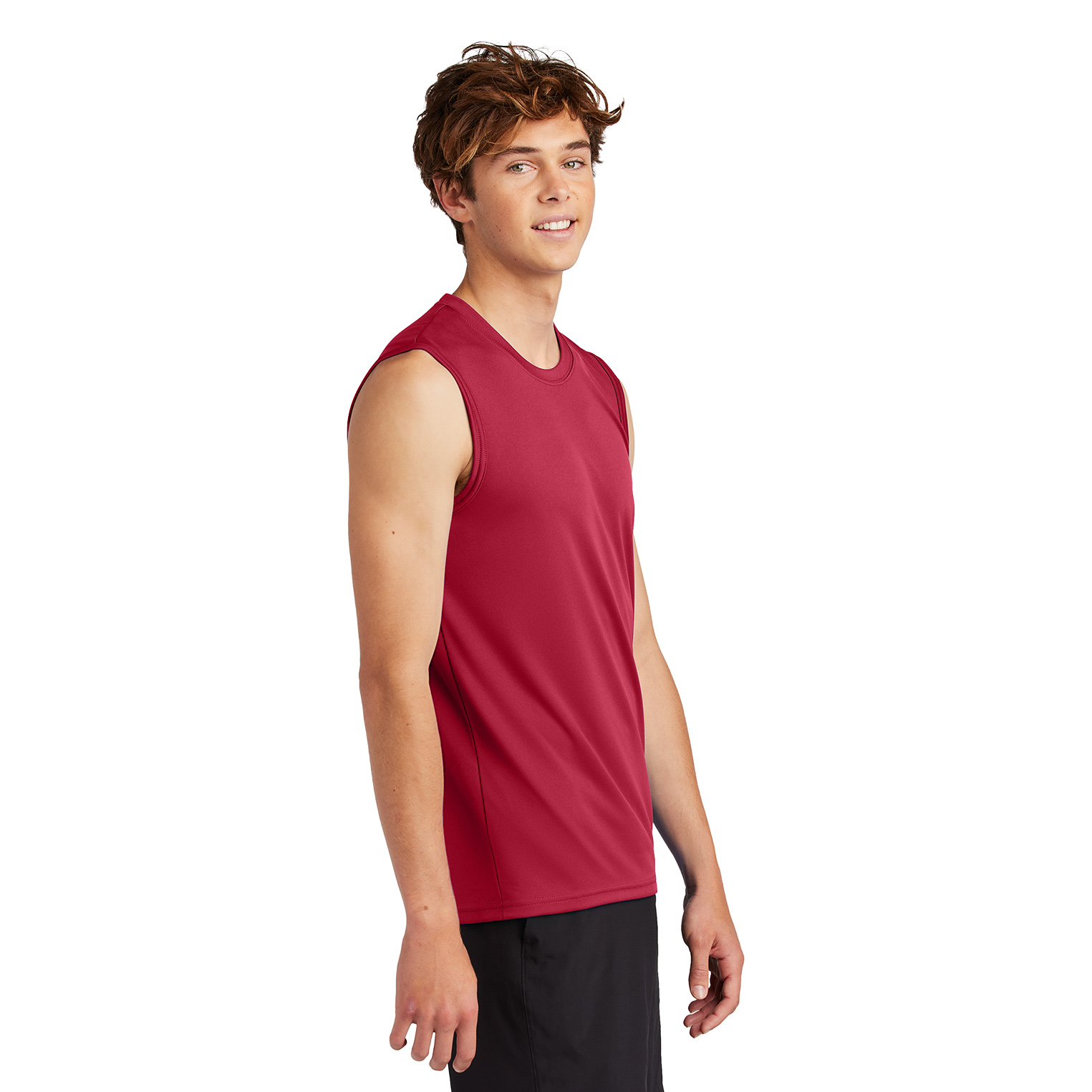 Port & Company PC380SL Performance Sleeveless Tee - Red | Full Source