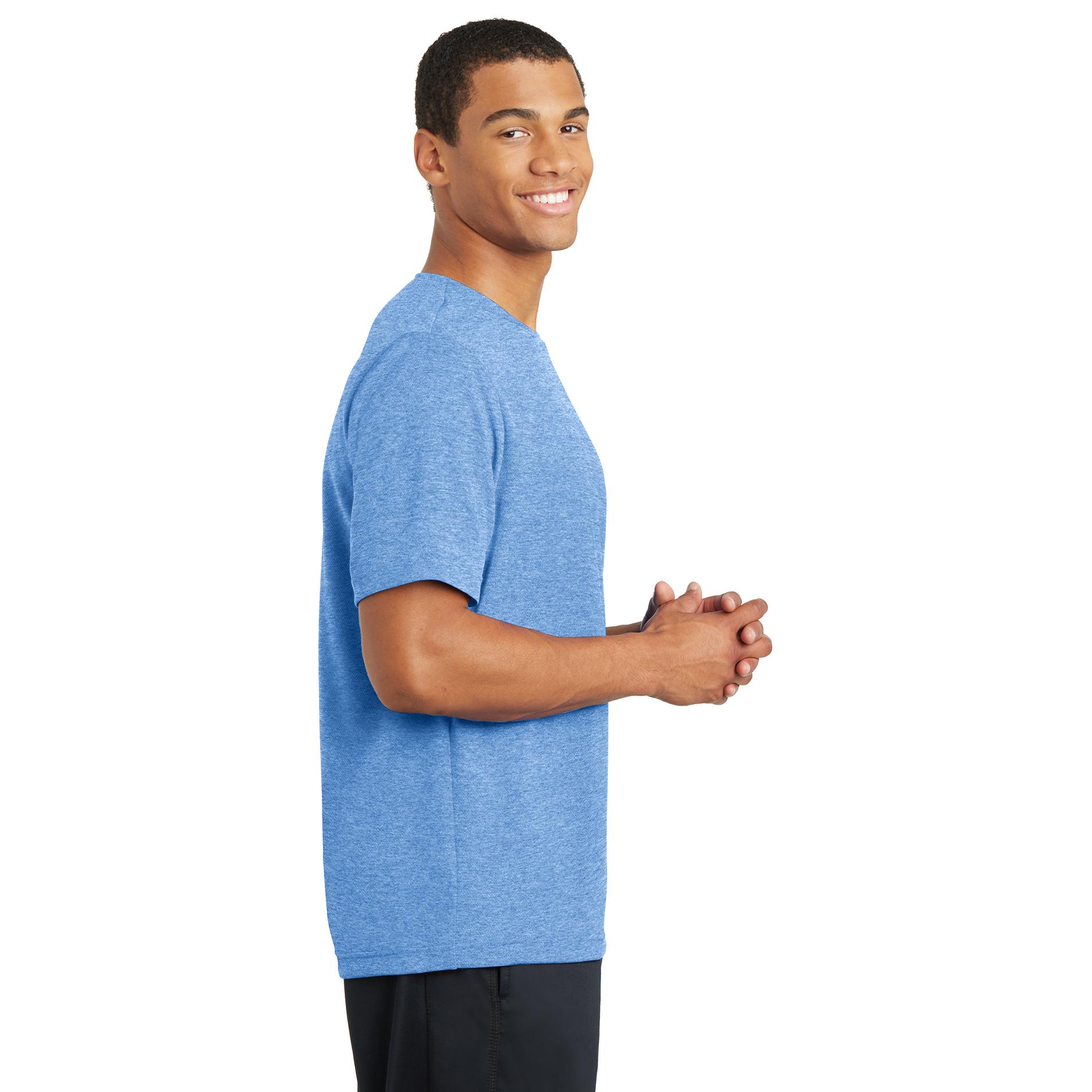 Sport-Tek ST340 PosiCharge RacerMesh Tee - True Royal Heather | Full Source