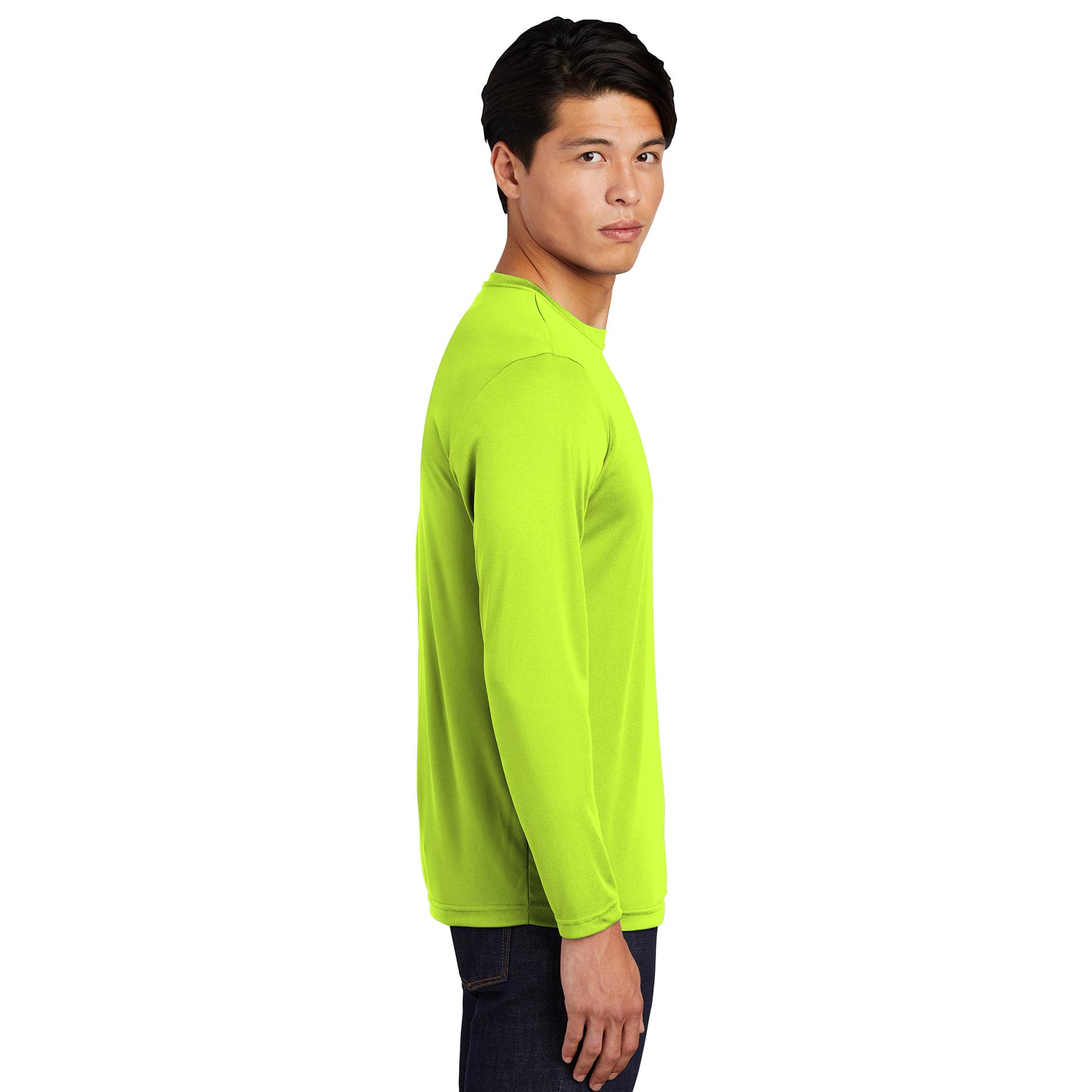 Sport-Tek ST350LS Long Sleeve PosiCharge Competitor Tee - Neon Yellow ...