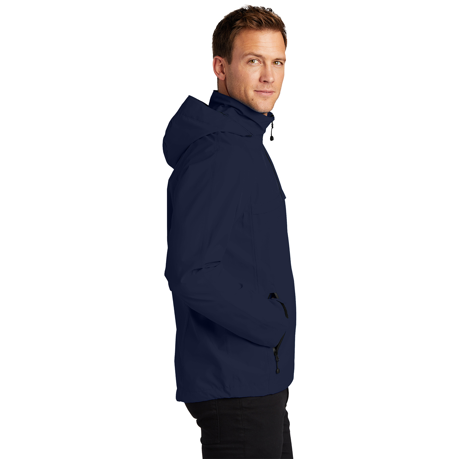 Port Authority TLJ333 Tall Torrent Waterproof Jacket - True Navy | Full ...