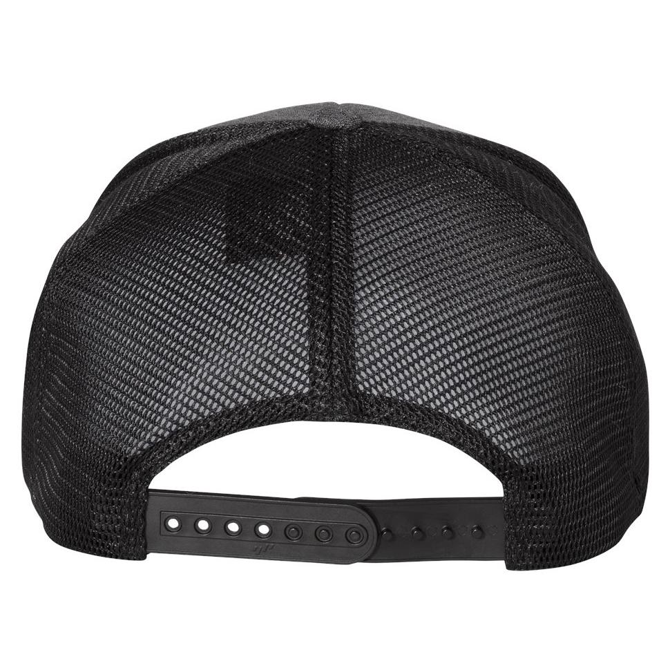 Flexfit 110M Mesh-Back Cap - Melange Charcoal/Black | Full Source