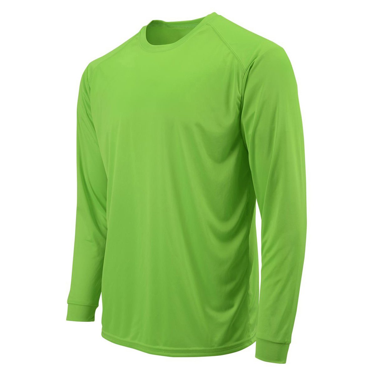 Paragon 210 Long Islander Performance Long Sleeve T-Shirt - Neon Lime | FullSource.com