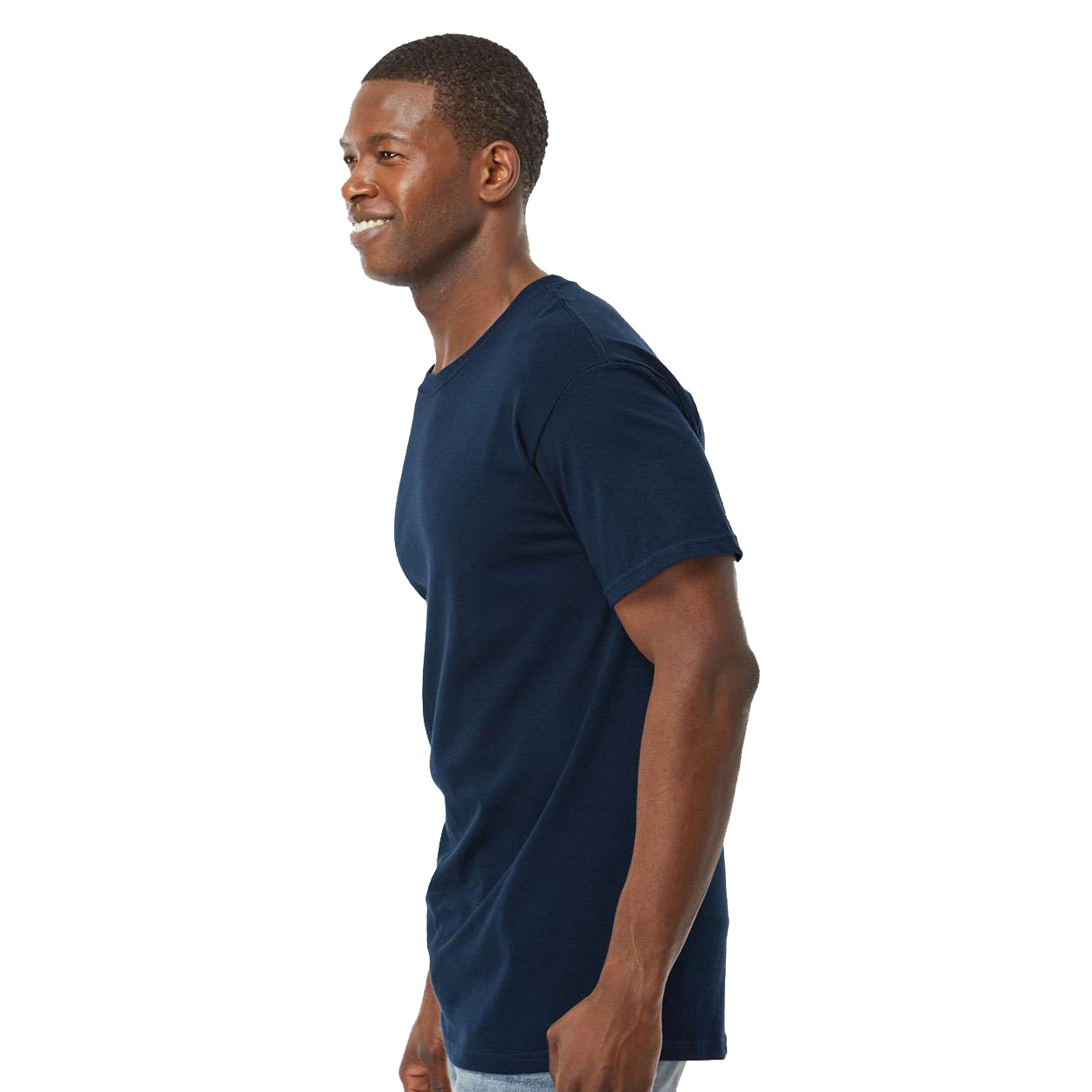 M&O 4800 Gold Soft Touch T-Shirt - Deep Navy | Full Source