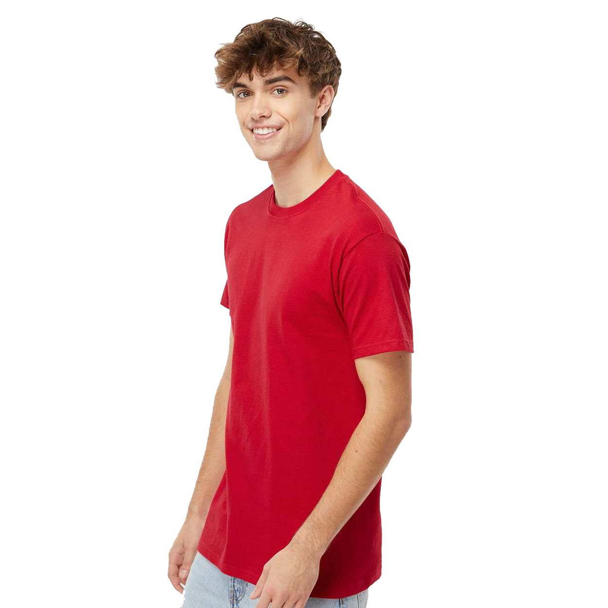 M&O 4800 Gold Soft Touch T-Shirt - Deep Red | Full Source