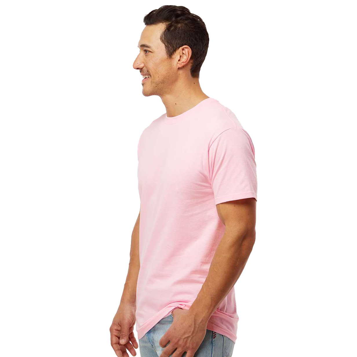 M&O 4800 Gold Soft Touch T-Shirt - Light Pink | Full Source