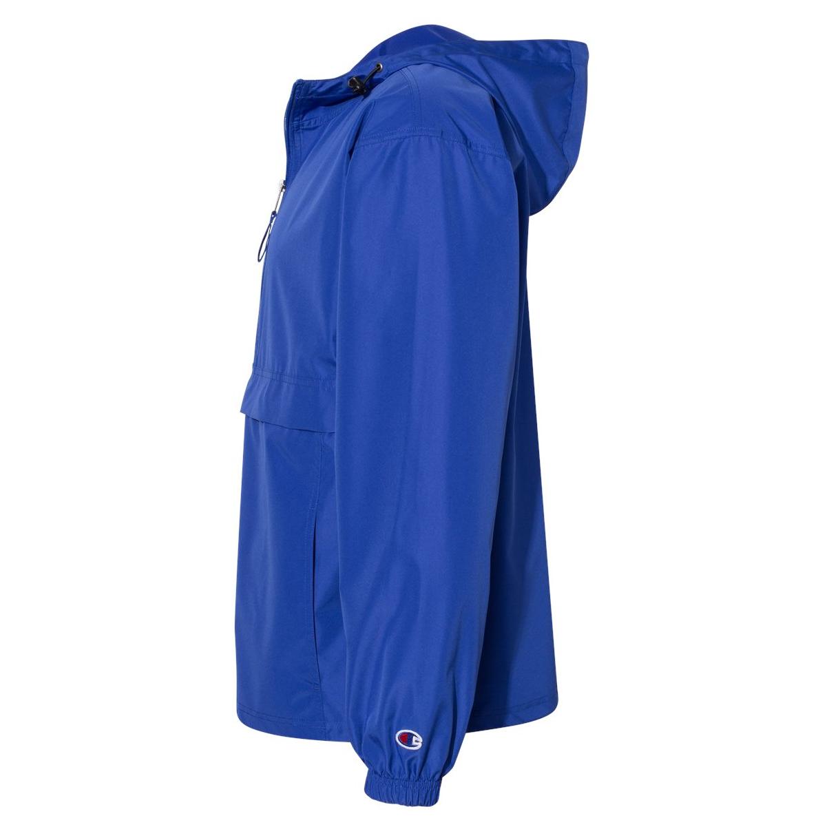 Champion CO200 Packable Quarter-Zip Jacket - Royal Blue | Full Source
