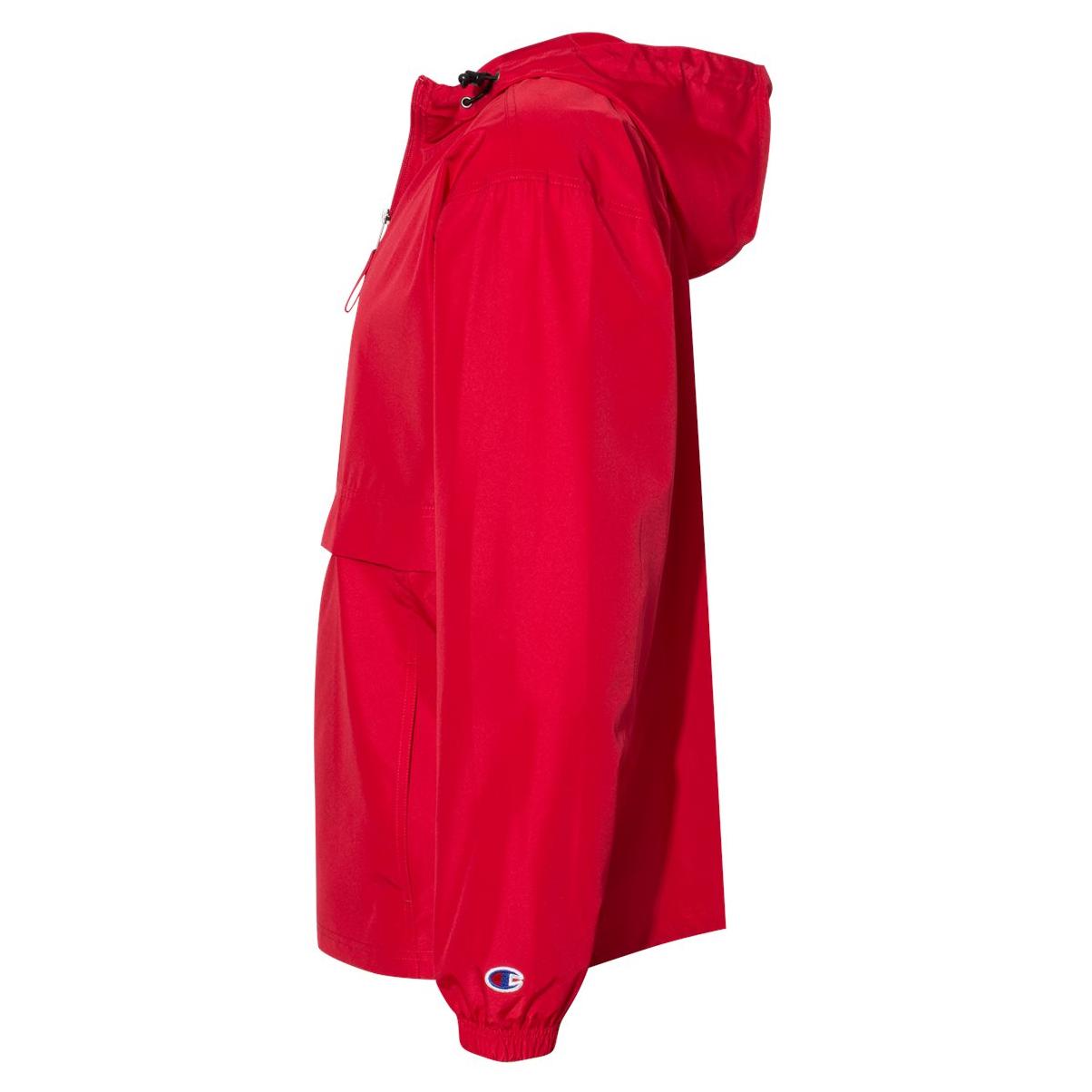 Champion CO200 Packable Quarter-Zip Jacket - Scarlet | Full Source