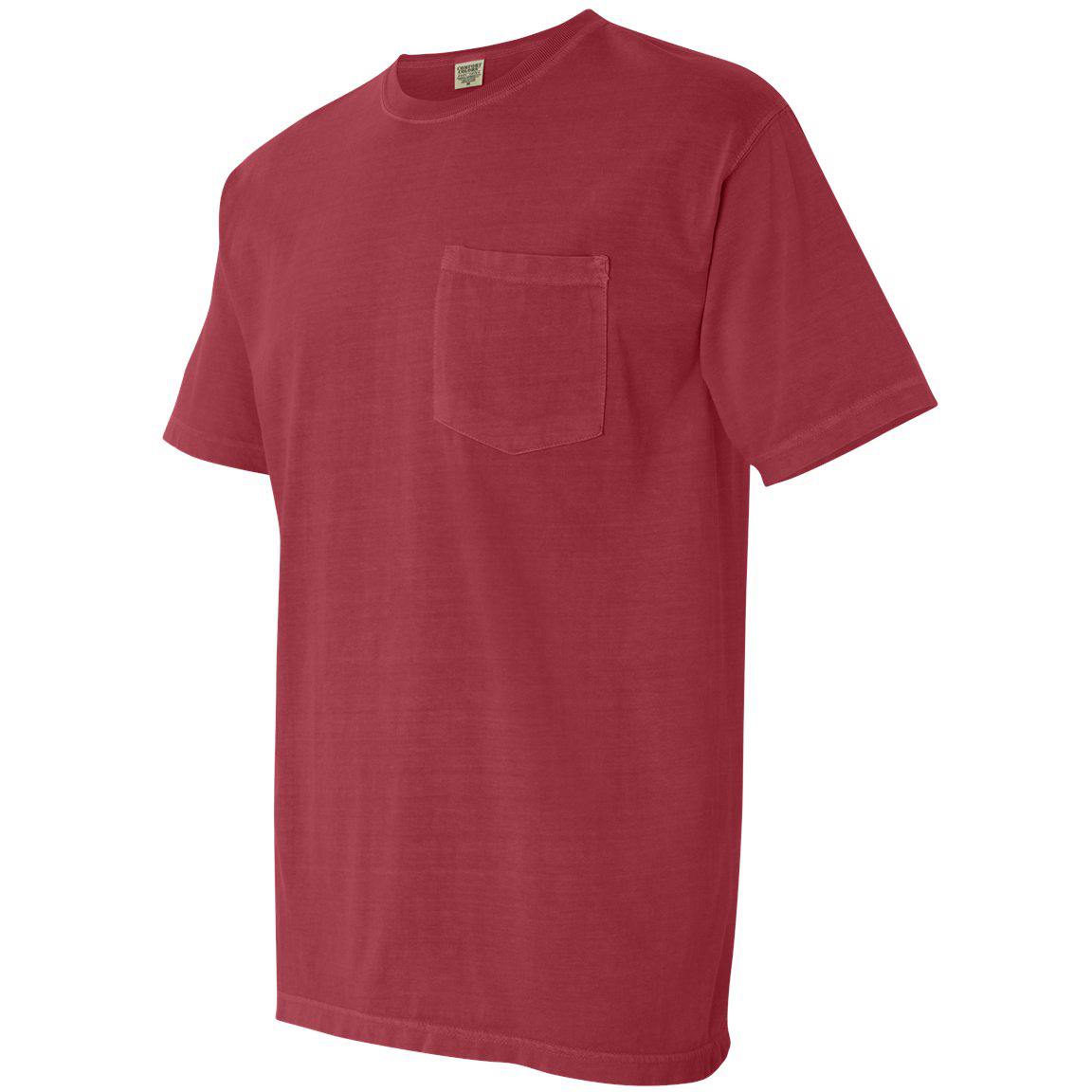 Comfort Colors 6030 Garment-Dyed Heavyweight Pocket T-Shirt - Crimson ...