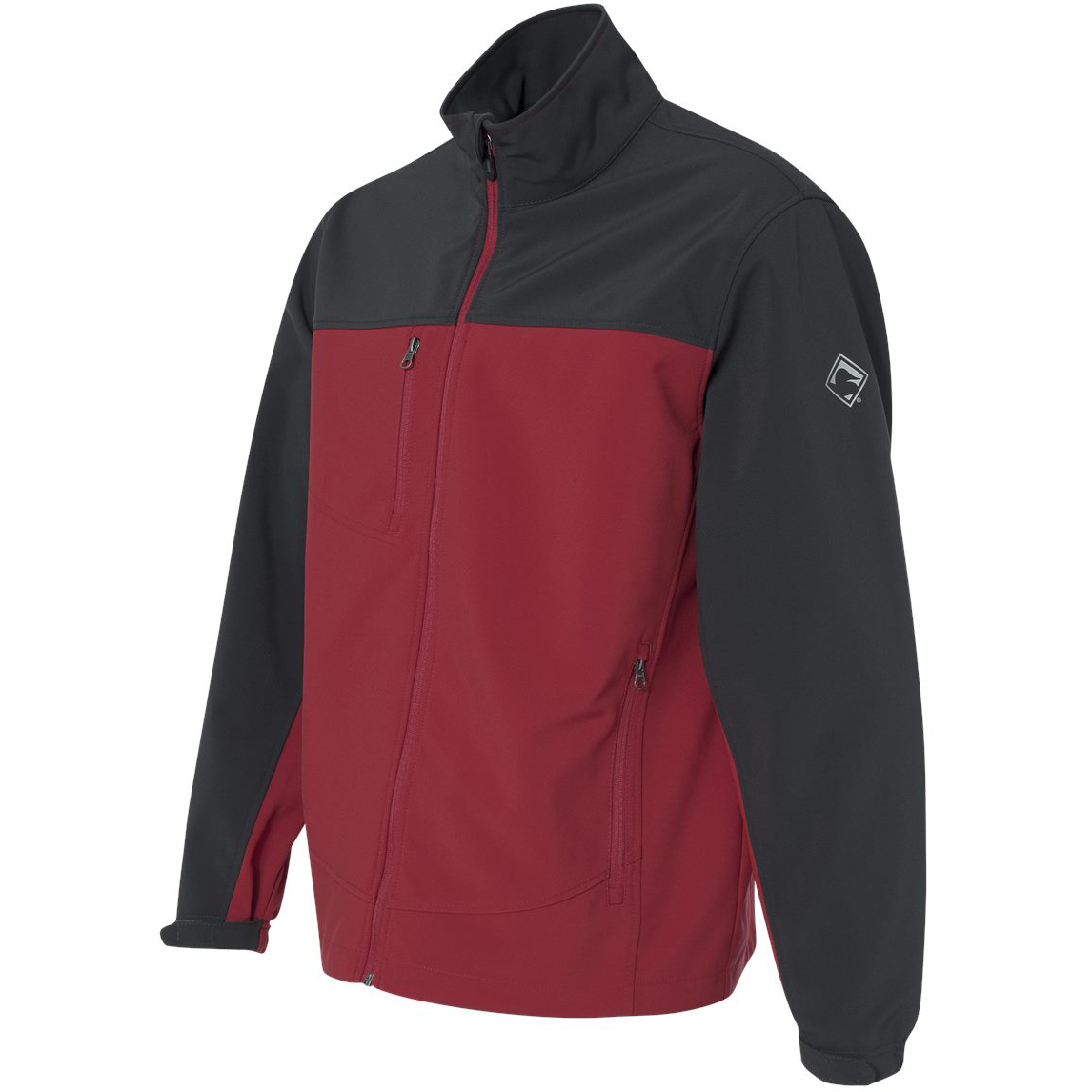 DRI DUCK 5350 Motion Soft Shell Jacket - Charcoal/Red | Full Source