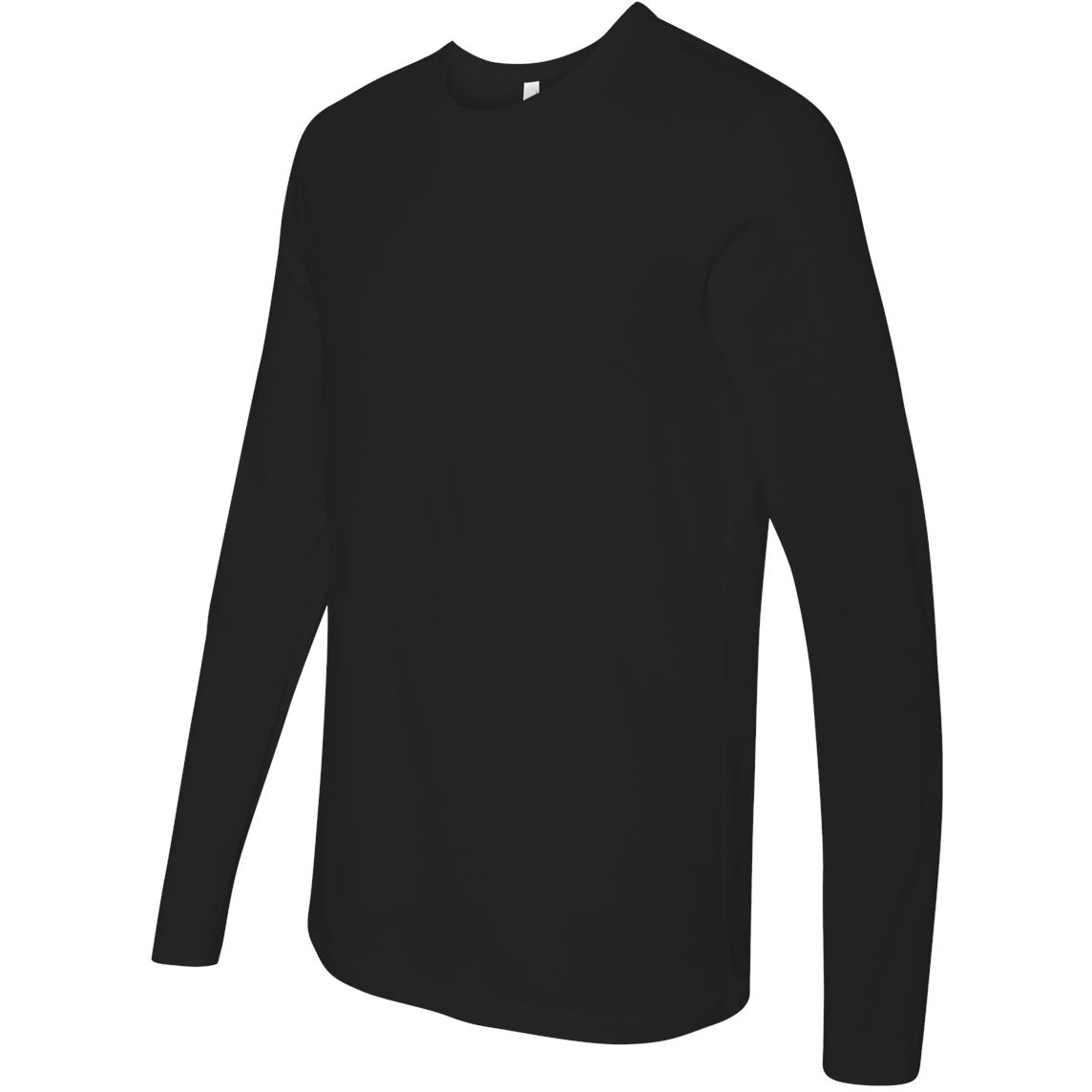 Next Level 3601 Cotton Long Sleeve Crew - Black | Full Source