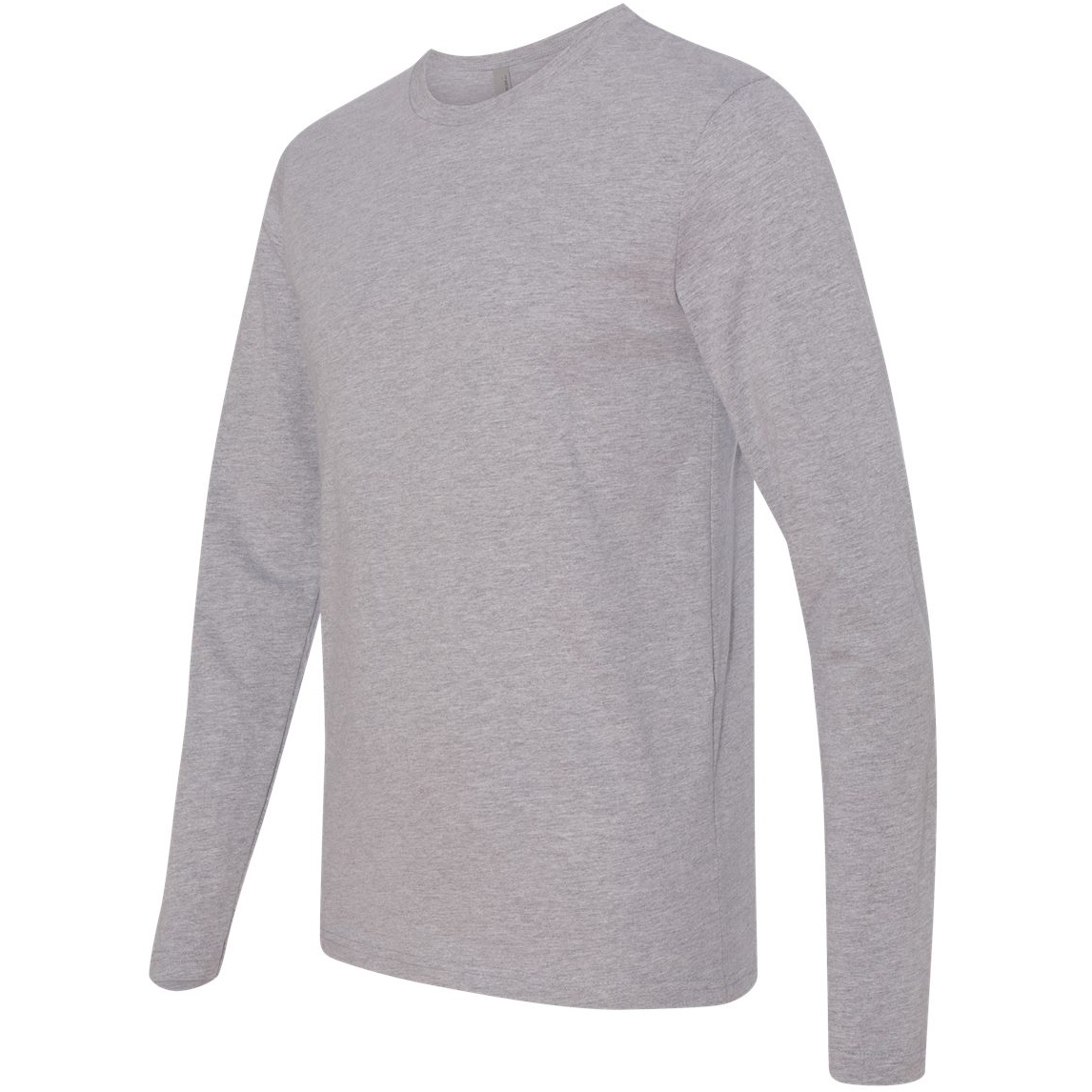 Next Level 3601 Cotton Long Sleeve Crew - Heather Grey | Full Source