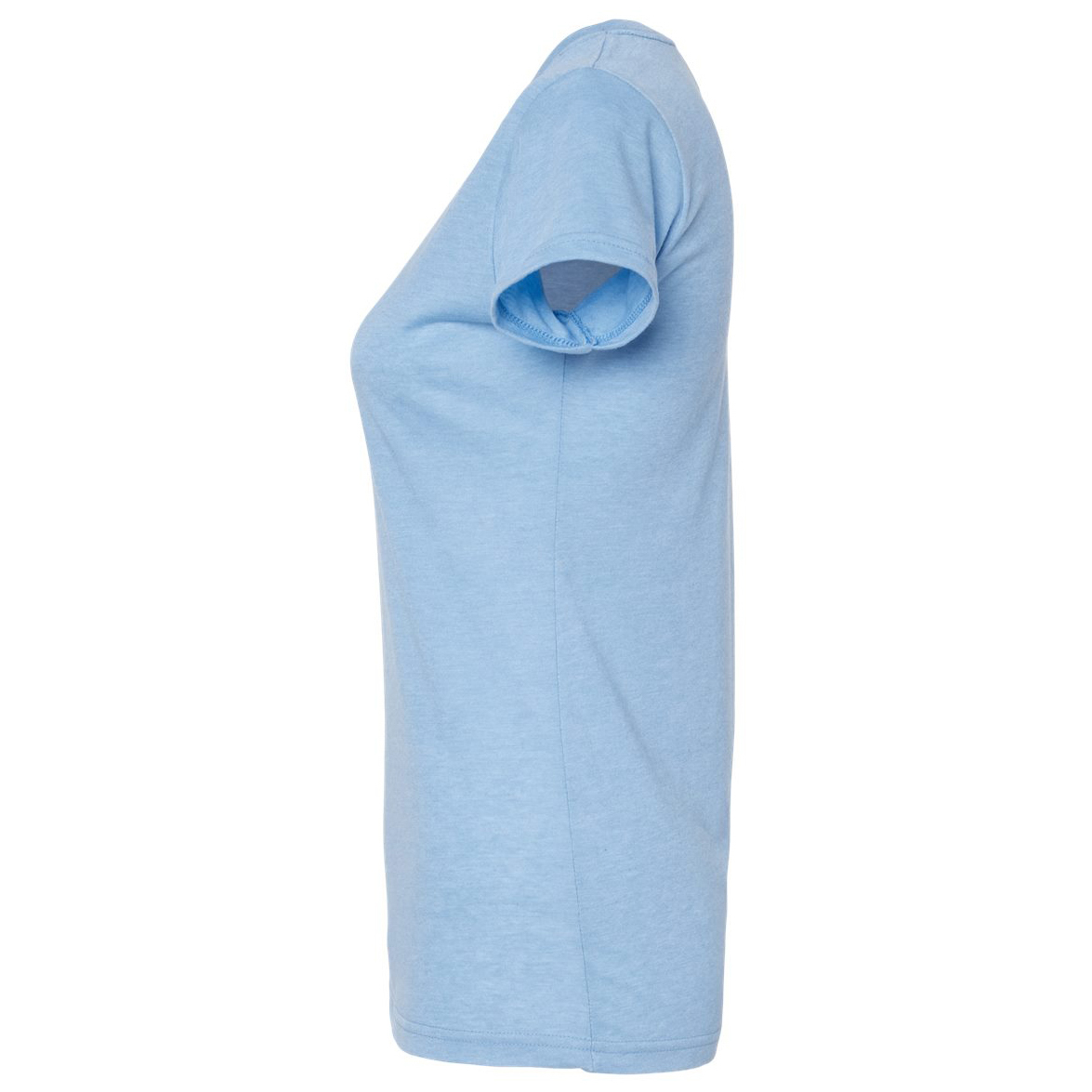 Tultex 240 Women's Poly-Rich Slim Fit T-Shirt - Heather Athletic Blue ...