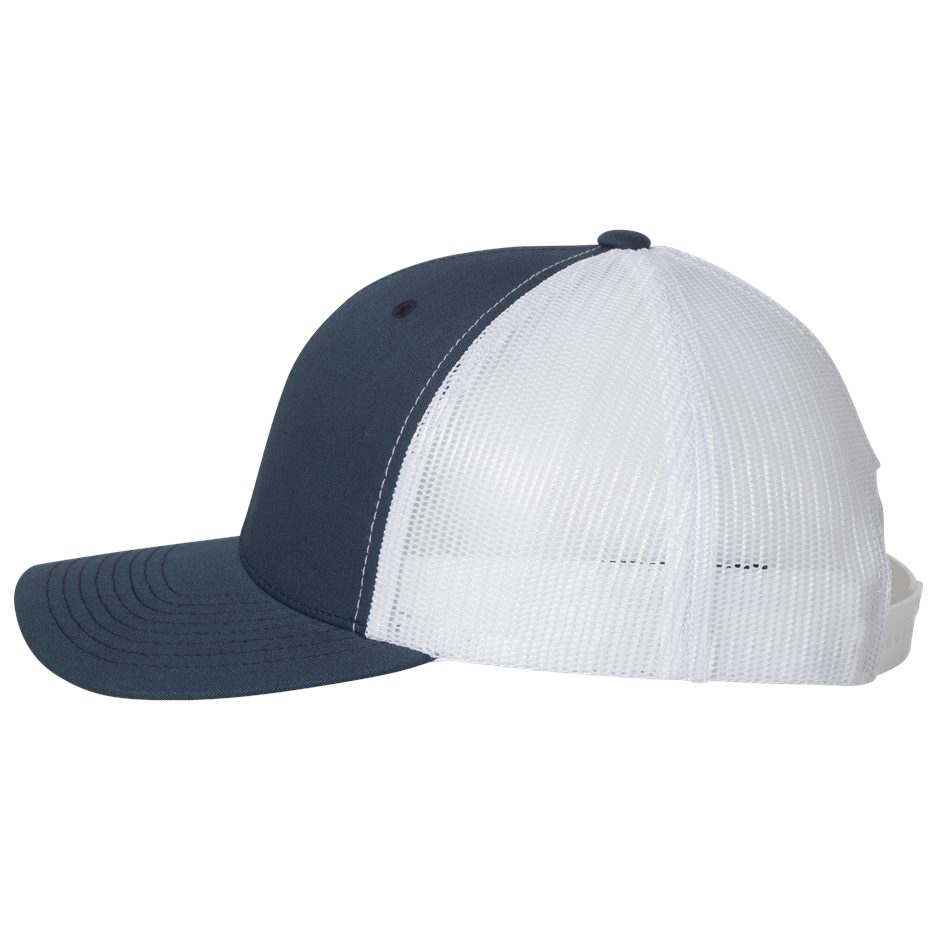 YP Classics 6606 Classics Six-Panel Retro Trucker Cap - Navy/White ...