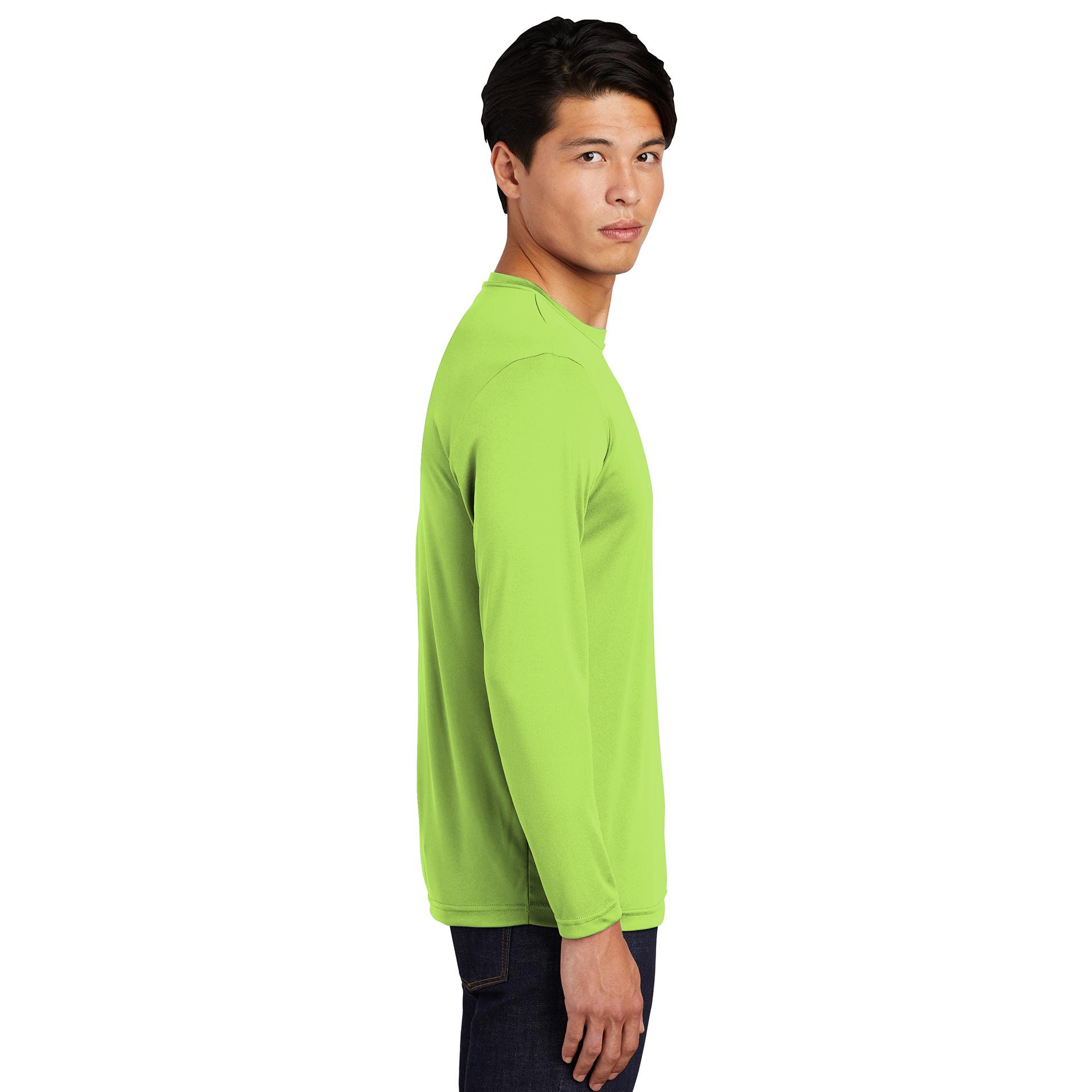 Sport-Tek ST350LS Long Sleeve PosiCharge Competitor Tee - Lime Shock ...