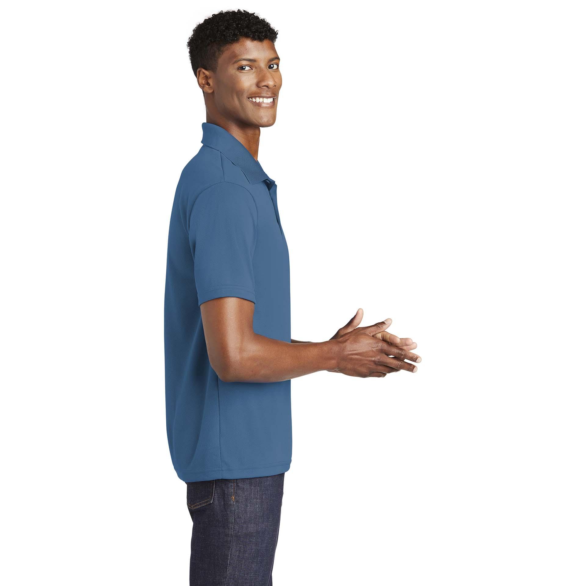Sport-Tek ST640 PosiCharge RacerMesh Polo - Dawn Blue | Full Source