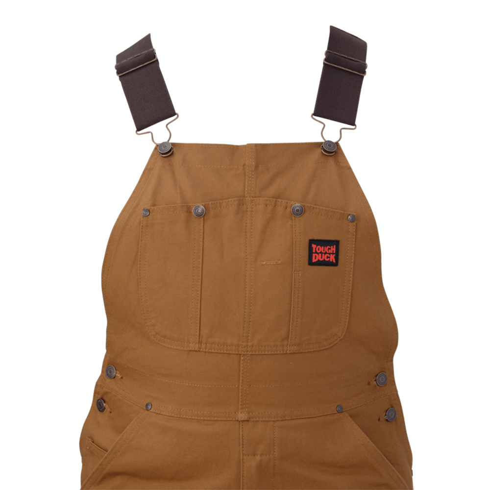 Tough Duck I198 Duck Unlined Premium Duck Bib Overall - Brown | Full Source