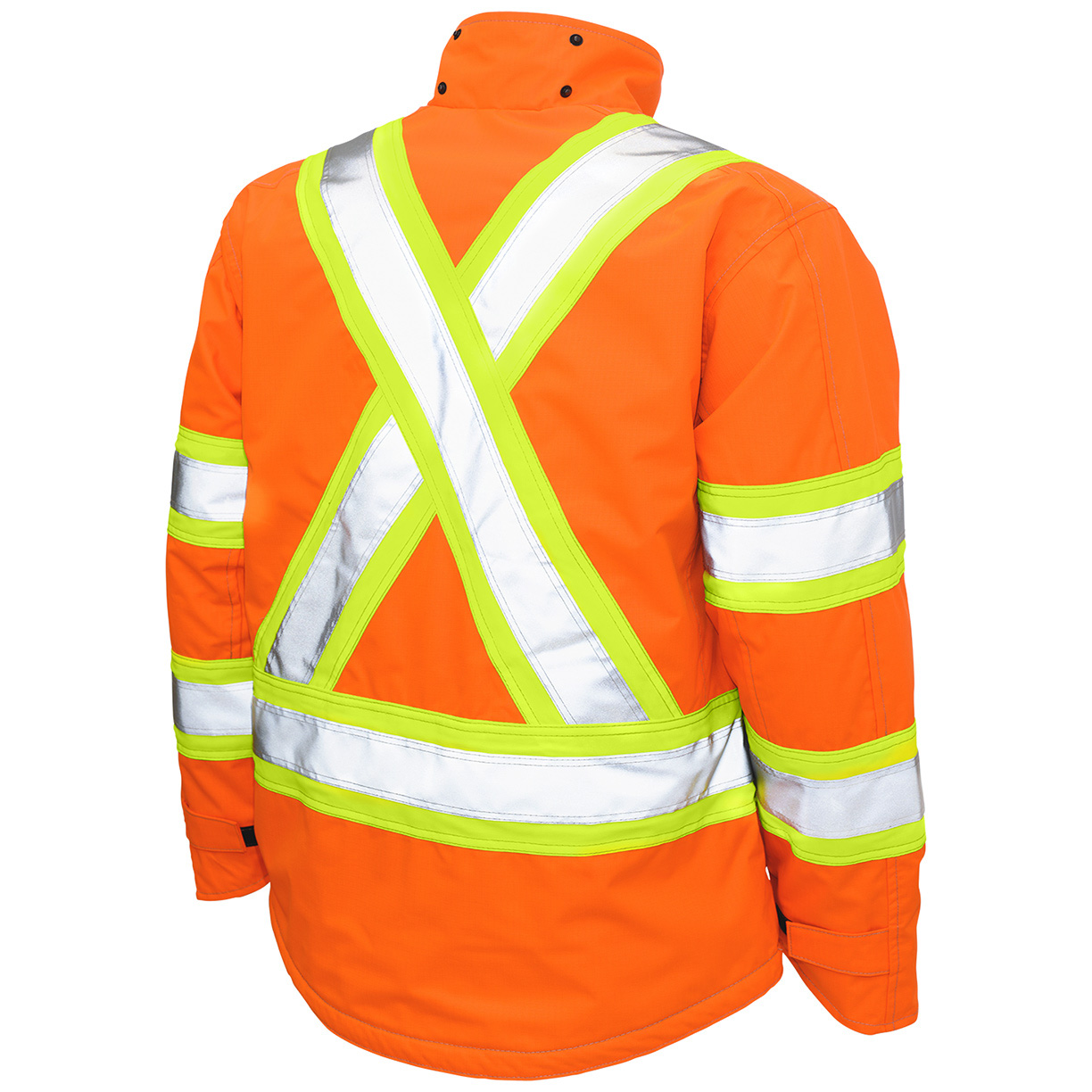 Tough Duck S245 Type R Class 3 Ripstop Fleece Lined Safety Jacket - Orange | Full Source