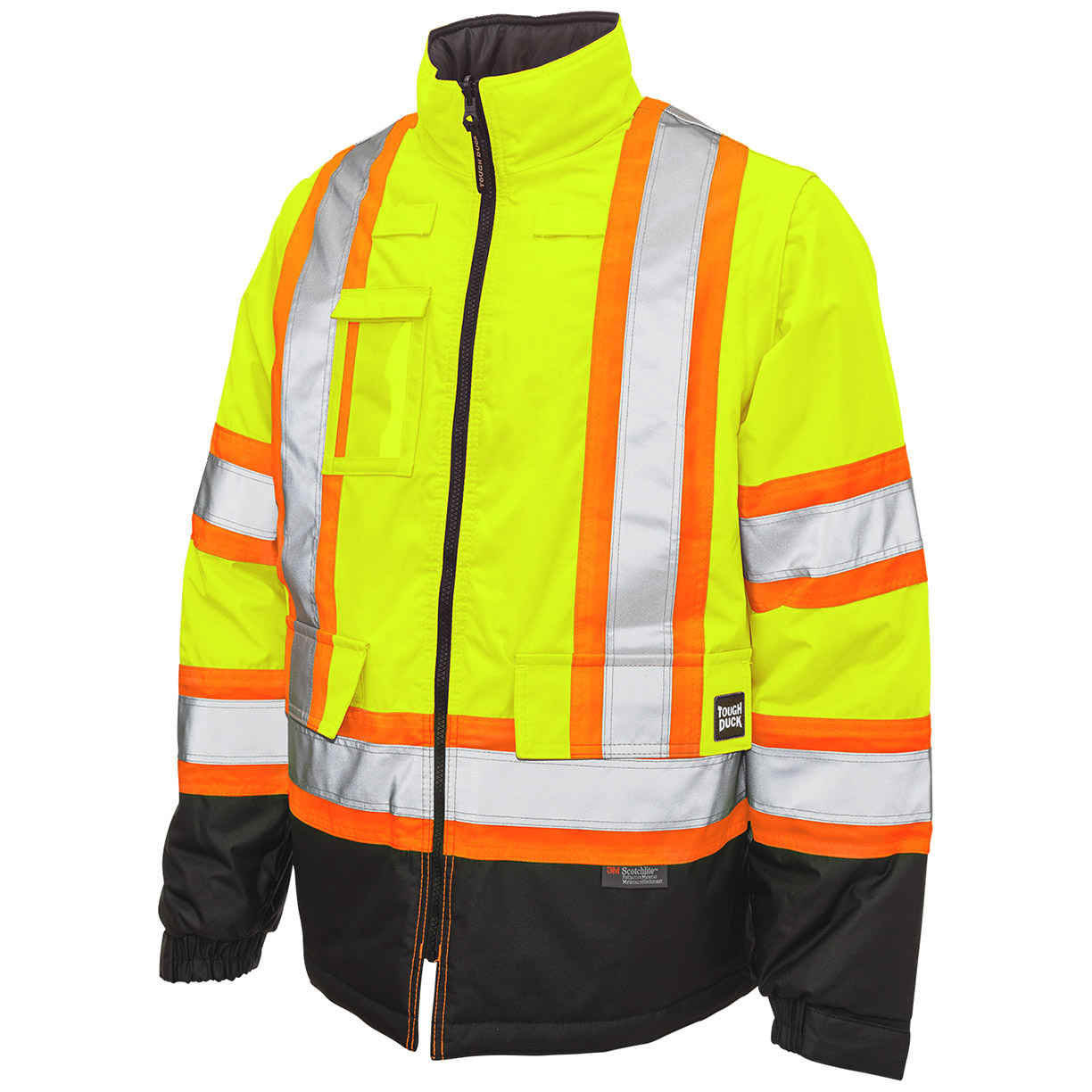 Tough Duck S426 Type R Class 3 Poly Oxford 5-in-1 Safety Jacket ...