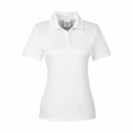 Team 365 TT51W Ladies Zone Performance Polo - White | Full Source