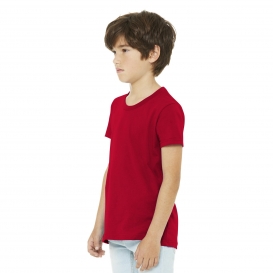 Bella + Canvas BC3001Y Youth Jersey Short Sleeve Tee - Red | Full Source