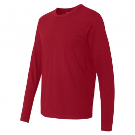 Next Level 3601 Cotton Long Sleeve Crew - Cardinal | Full Source